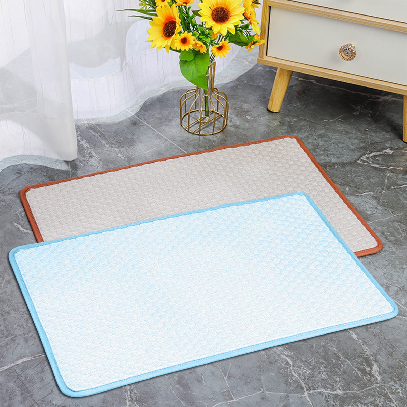 Liquidation & Promo, Dog Cooling Pad, Silk Mat Pad, Quick-Dry, Non-Slip ...