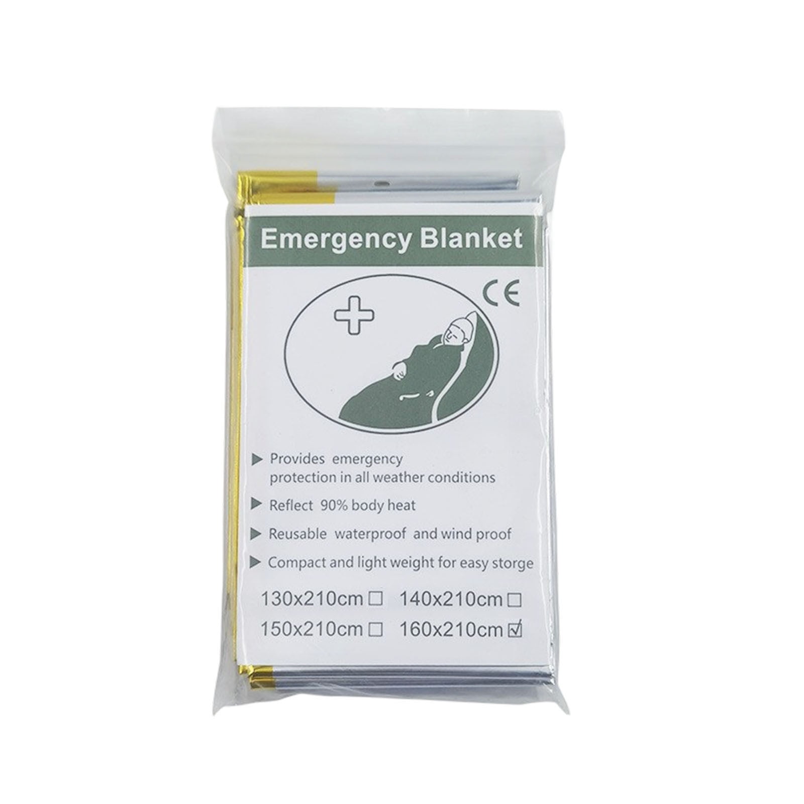 Liquidation & Promo, Emergency Survival Blanket, Reflective Camping ...