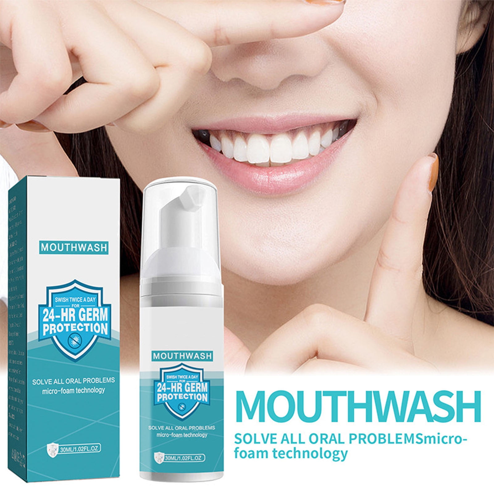 Liquidation & Promo, Fresh Oral Foam, Daily Hygiene, 30ml Dispenser ...