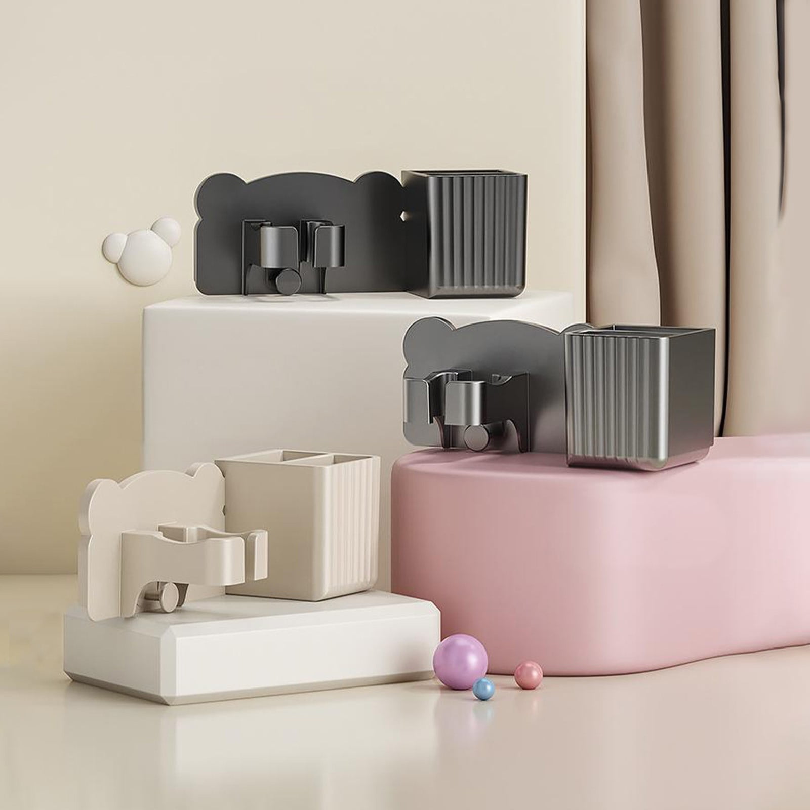 Liquidation & Promo, Hair Dryer Rack, Wall Mounted Bathroom Storage ...