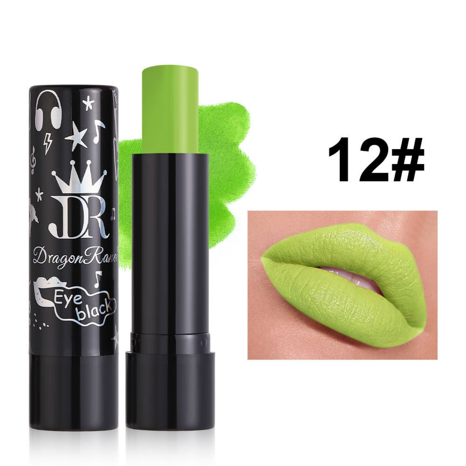 Liquidation & Promo, Matte Dark Lipstick, 12 Color Set, Long-Lasting ...