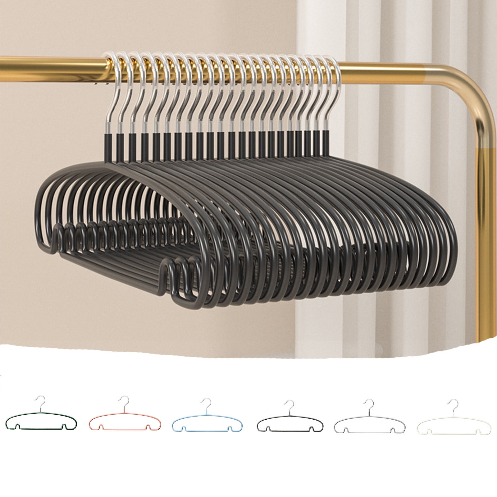 Liquidation & Promo, Non-slip Hangers, Non-marking, Thicker Models, Drying Rack, Clothes Hangers ...