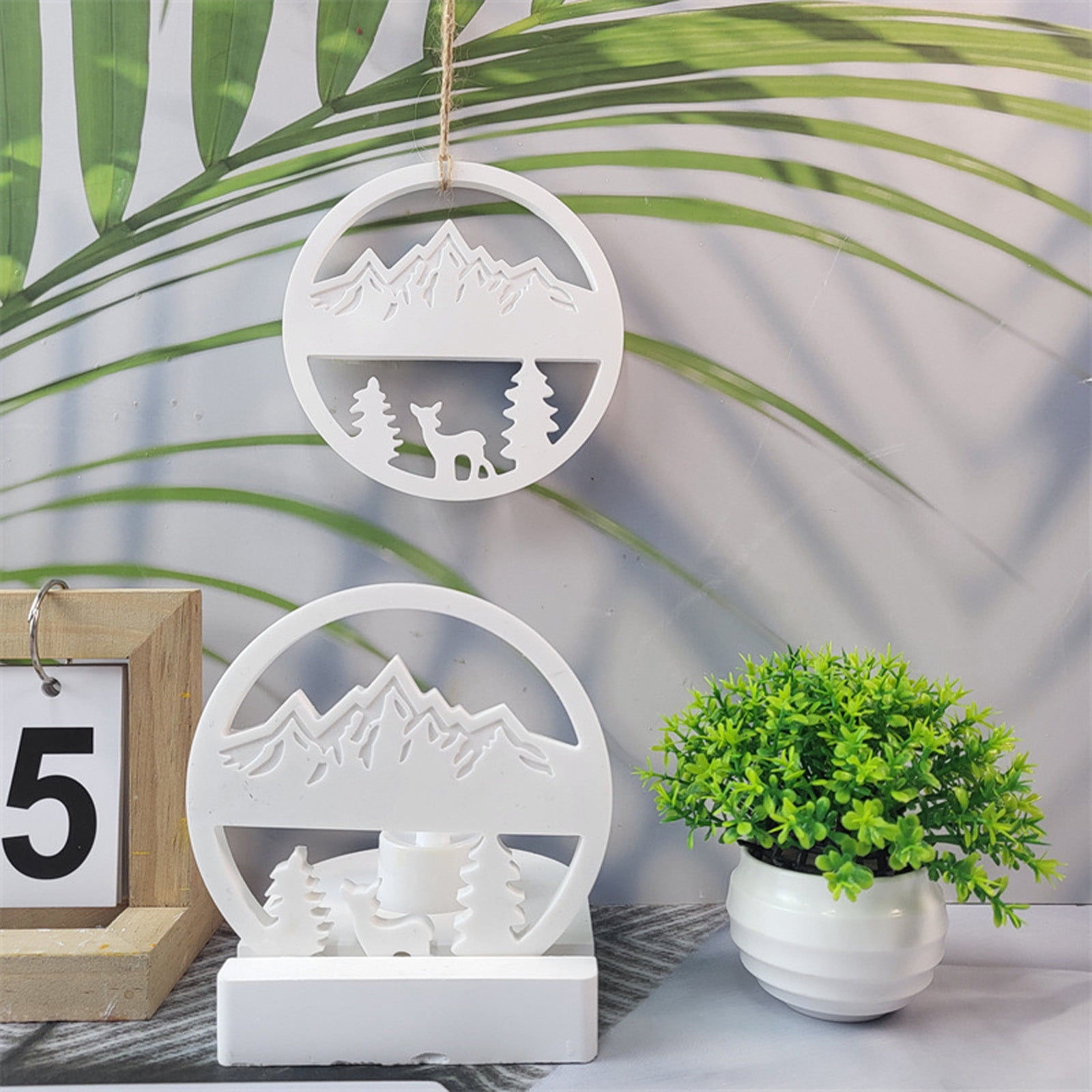 Liquidation & Promo, Ornament Pendant Mould DIY Silicones Gypsum Cement ...