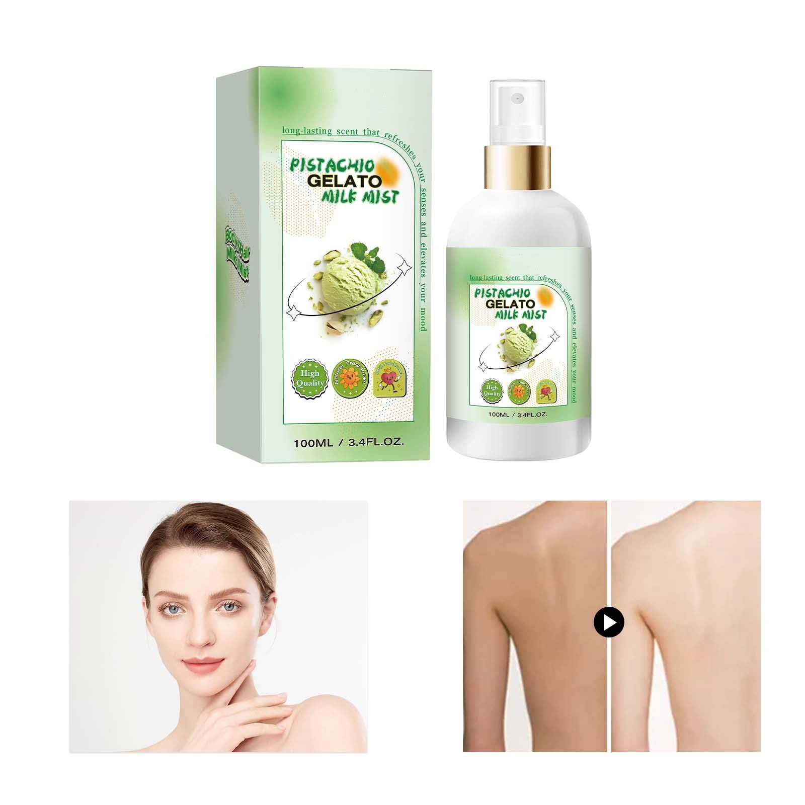 Liquidation & Promo, Pistachioy Ice Cream Milk Body Spray, Moisturizing ...