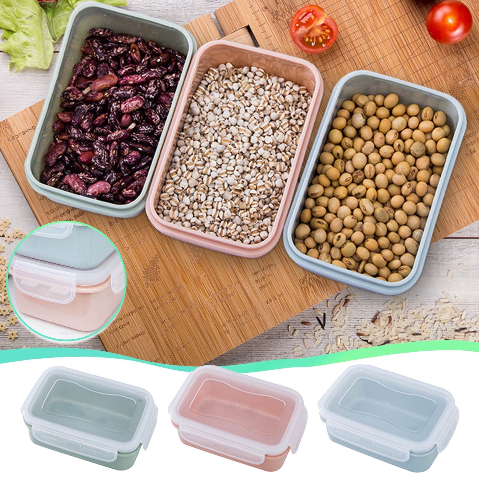 Liquidation & Promo, Plastic Mini Storage Box, Food Refrigerator Box ...