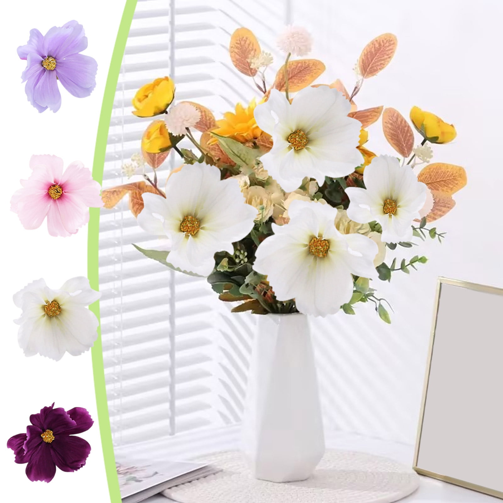 Liquidation & Promo, Silk Flower Head Simulation Decoration Diy Fake ...