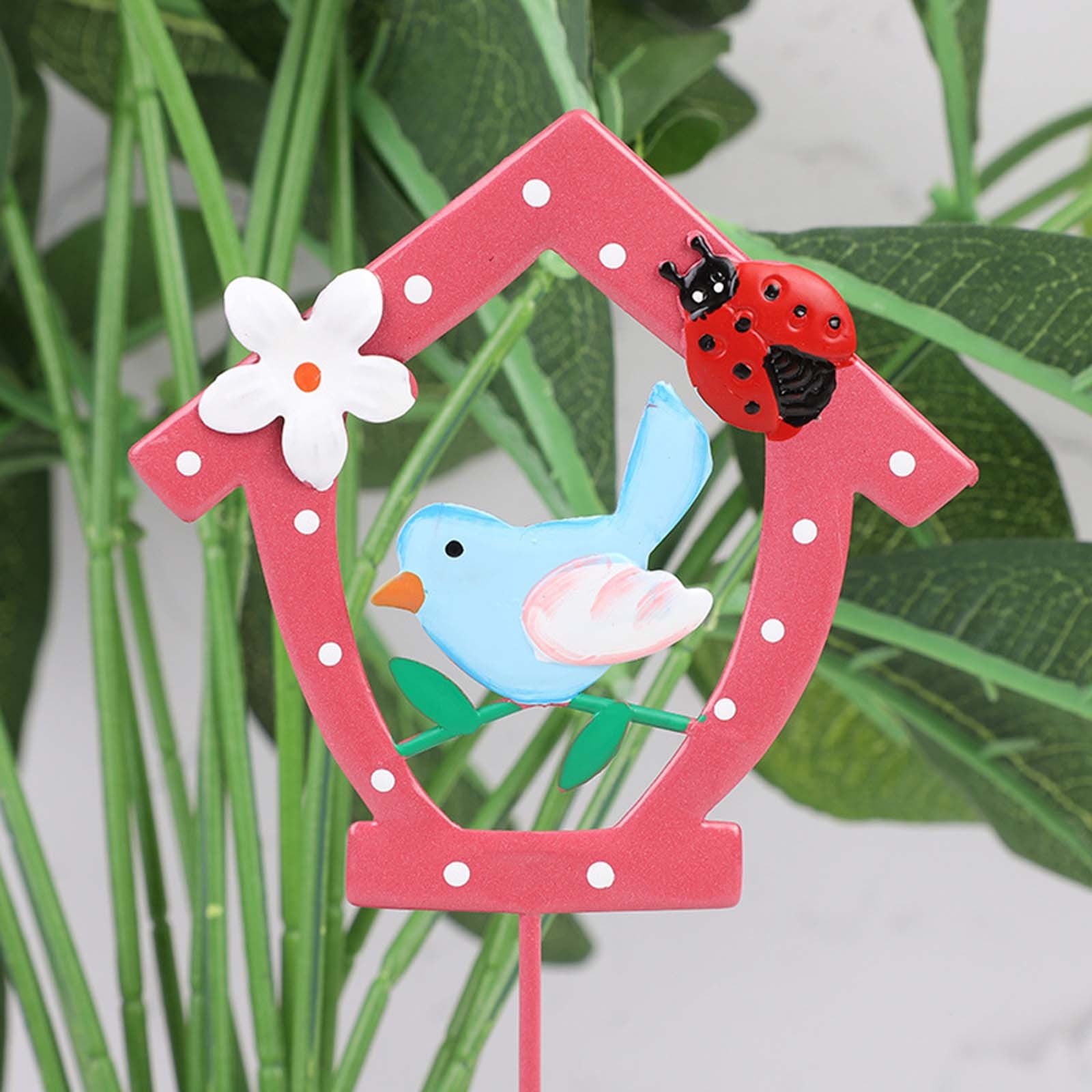 Liquidation & Promo, Small Metal Potted Flower Pot Plug-in Garden Stand ...