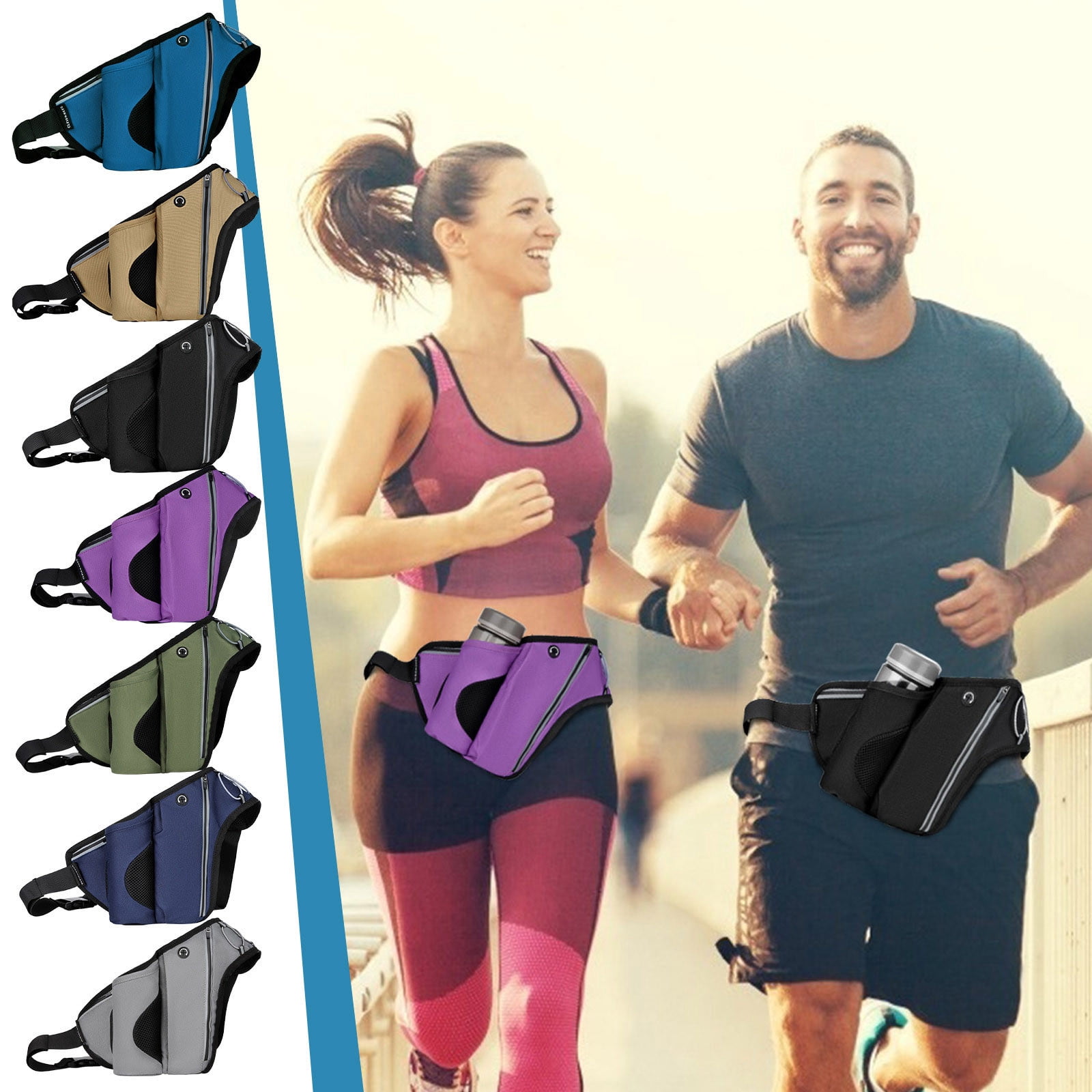 Liquidation & Promo, Sports Waist Pack, Water Bottle Holder, Running ...