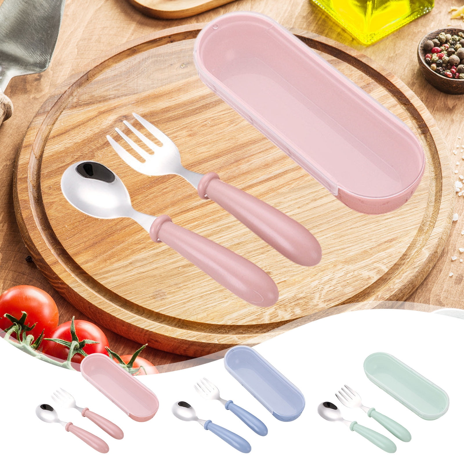 Liquidation & Promo, Stainless Steel Chopsticks Spoon fork Set, Portable Storage Tableware Box ...