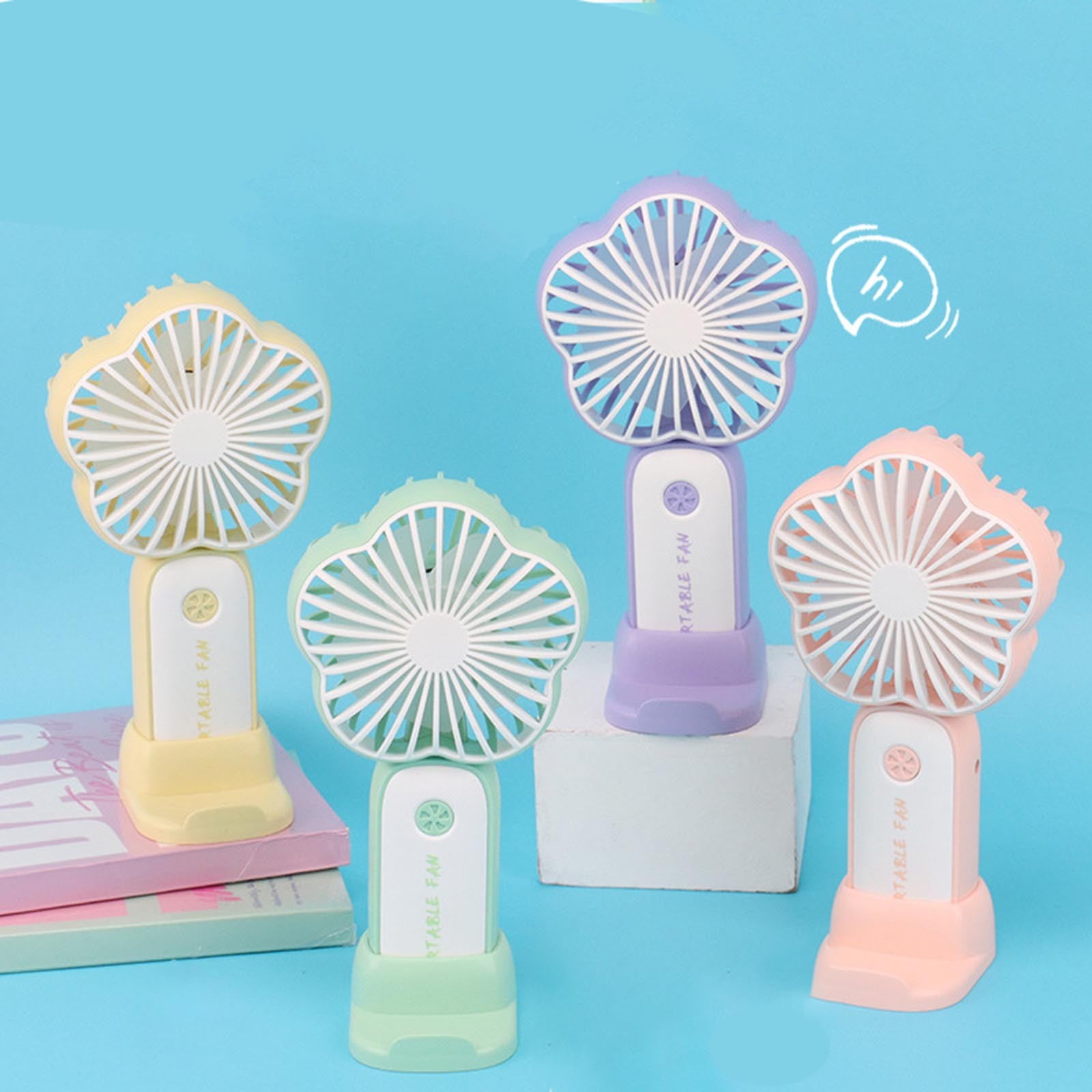 Liquidation & Promo, Turbo Fan Usb Rechargeable Silent Desk Fan Office ...