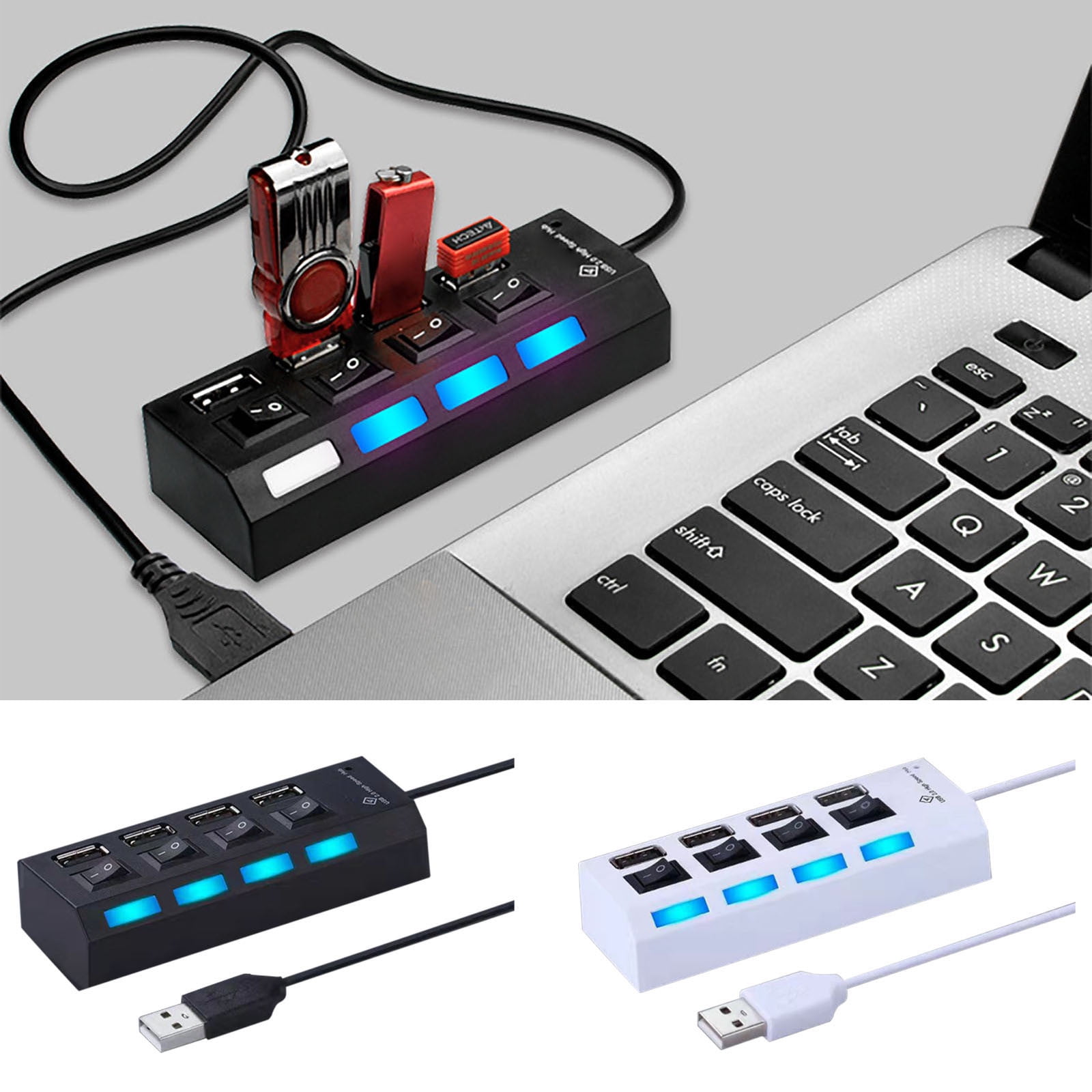 Liquidation & Promo, USB 2.0 4 Port Hub, Multi Device Switch ...