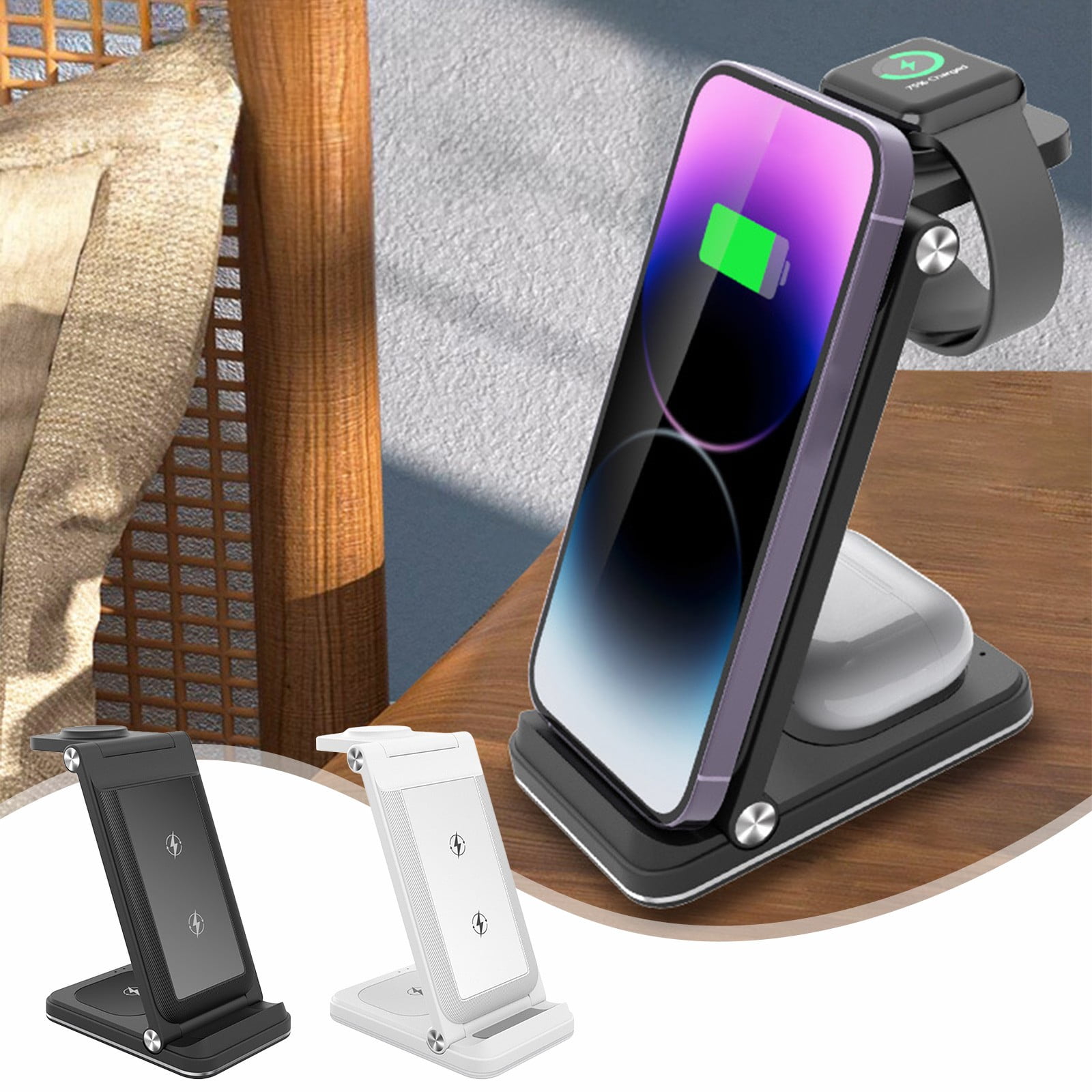 Liquidation & Promo, Vertical Wireless Charger, 15W Fast Charging ...