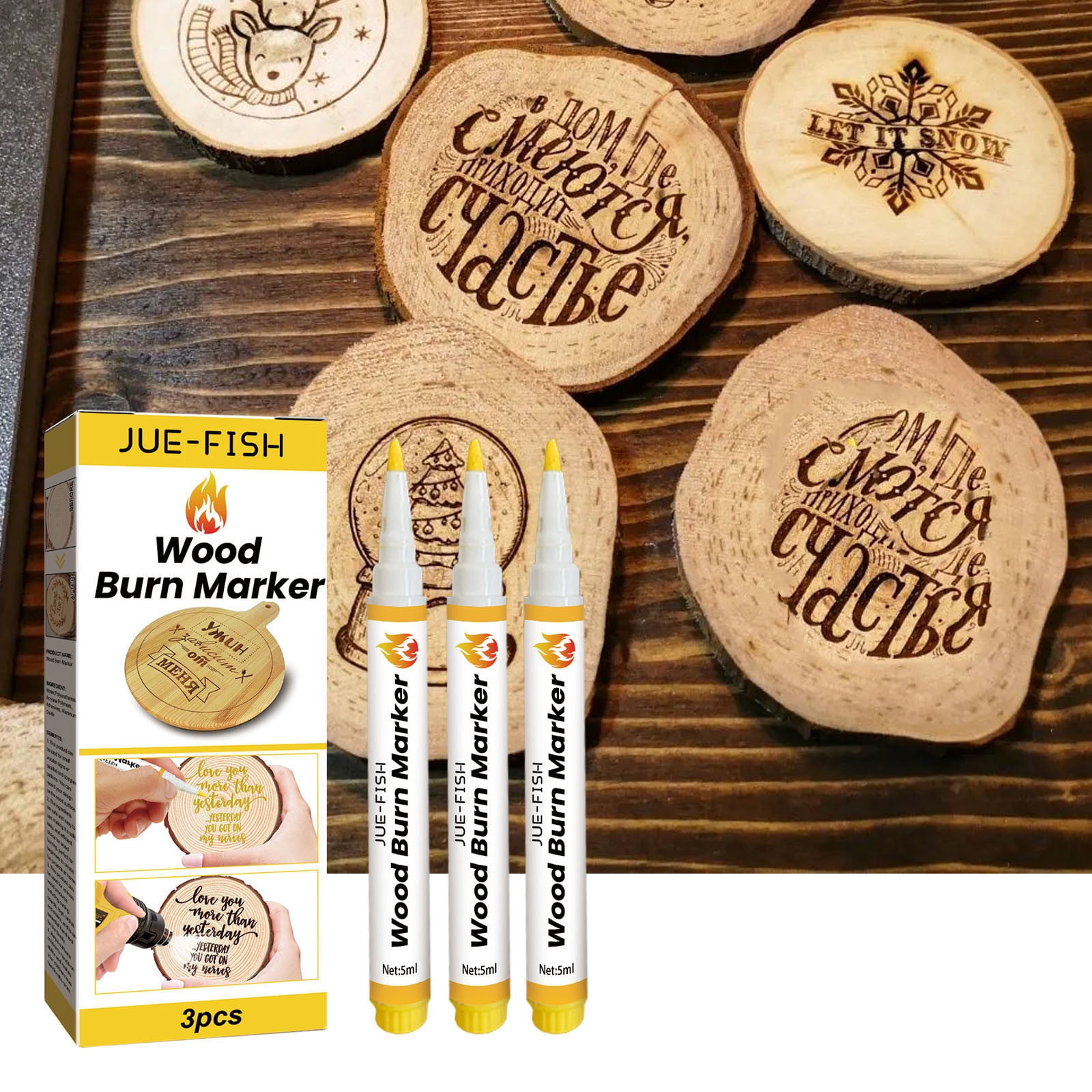 Liquidation & Promo, Wood Burning Pen Set, Diy Wood Painting, 15ml ...