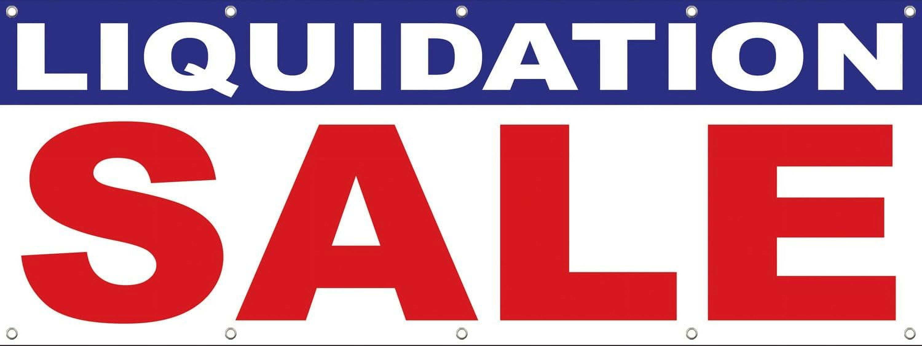 Liquidation Sale 120" x 48" Signs Banners Store Banner Sign - Walmart.com
