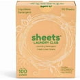 - Liquidless Laundry Detergent Sheets, 100 Loads - Fresh Linen Scent ...