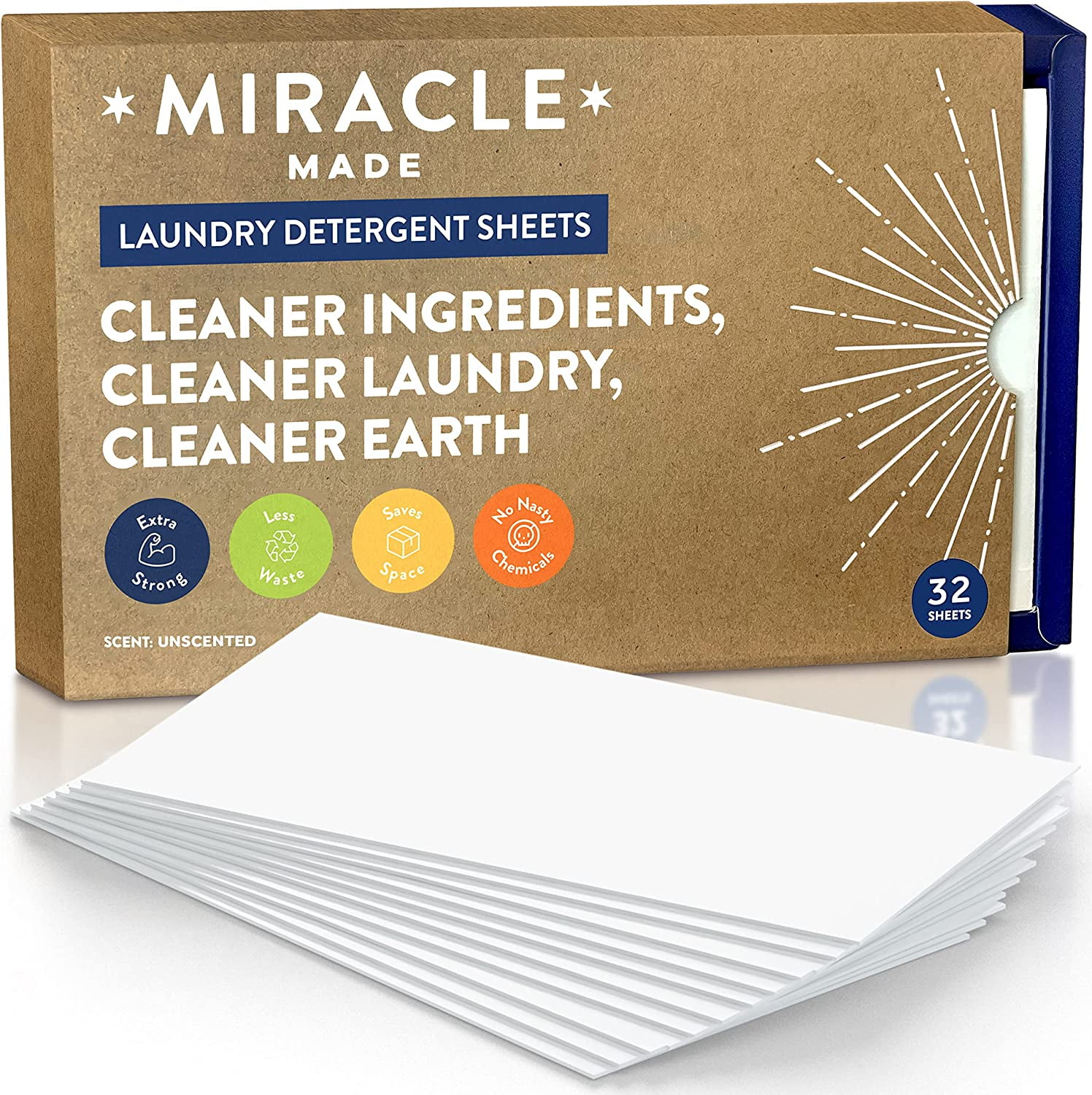 Liquidless Laundry Detergent Sheets – Ultra-Concentrated, Space-Saving ...