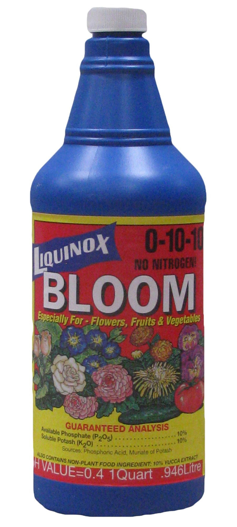 Liquinox Bloom Plant Food, 0-10-10 Formula, Liquid Fertilizer for ...