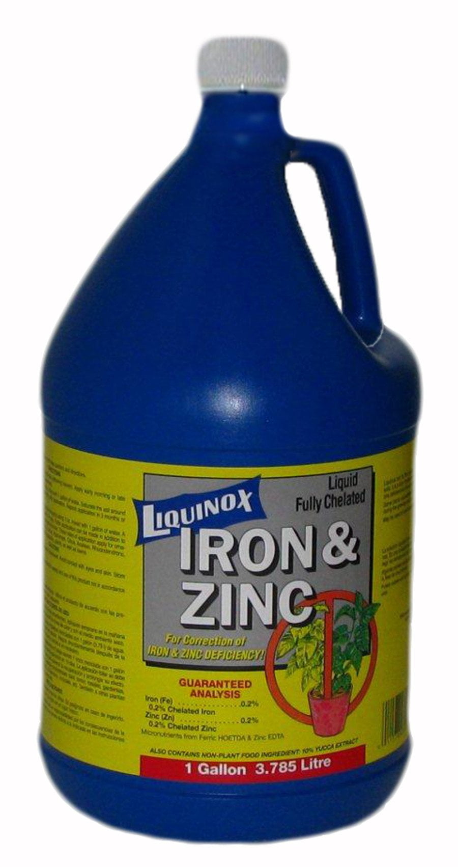 Liquinox Chelated Iron & Zinc Supplement, Liquid 1 Gal - Walmart ...