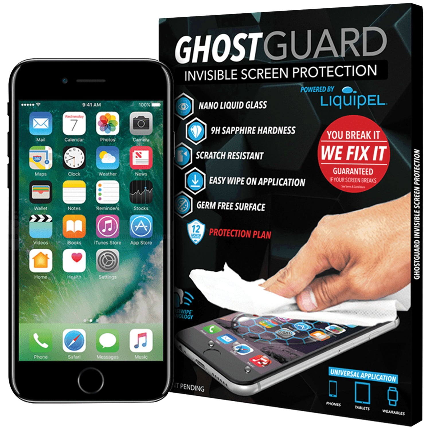 Liquipel 2200011 GhostGuard Invisible Screen Protection - Walmart.com