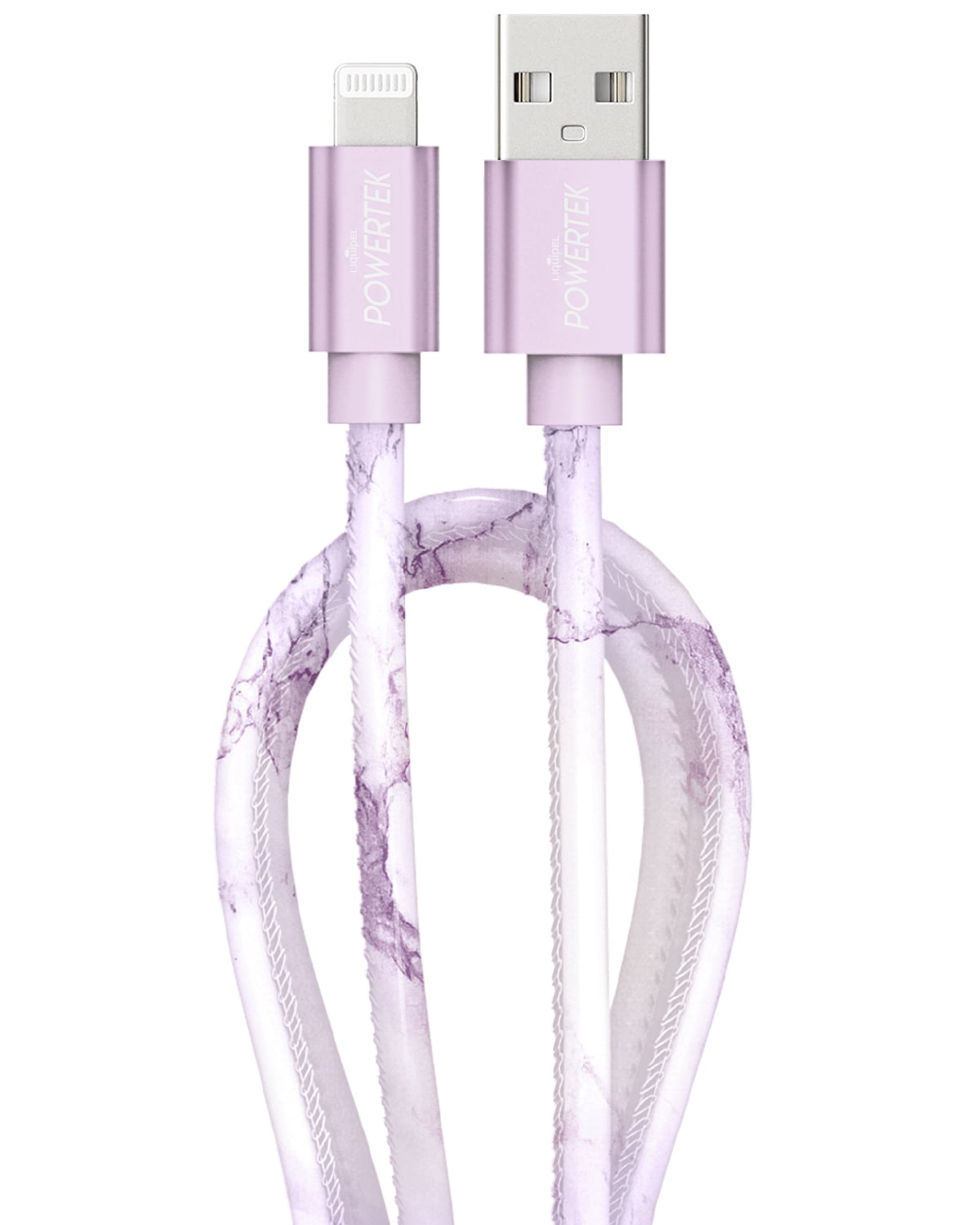 Liquipel Lightning Marble Cable - Purple - Walmart.com