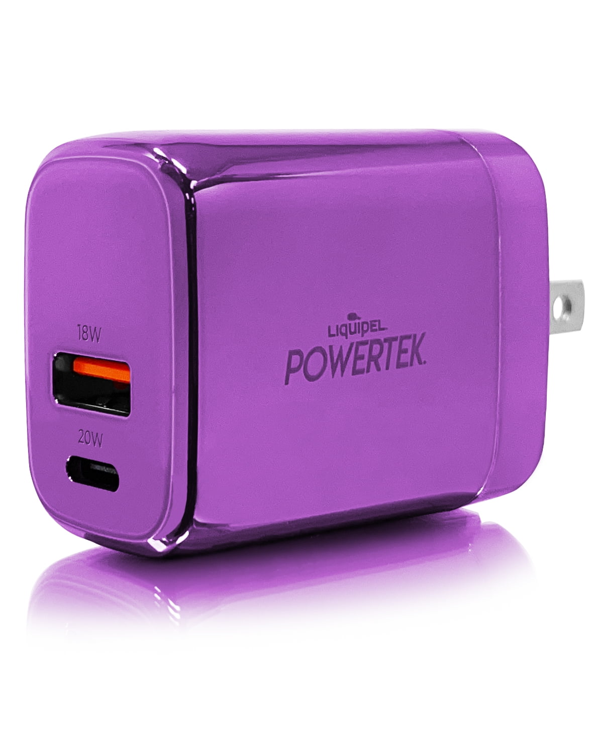 Liquipel Powertek 20W PD USBC and 18W USB A Dual Port Wall Block ...