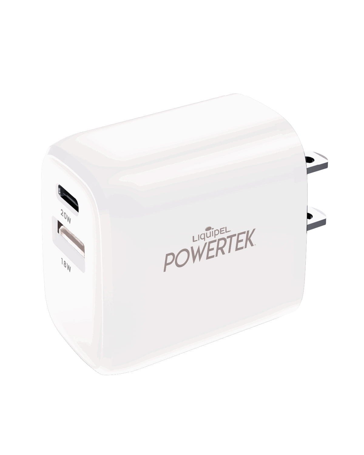 Liquipel Powertek 20W USB-A / USB-C Combo Premium Wall Charger, Type C ...