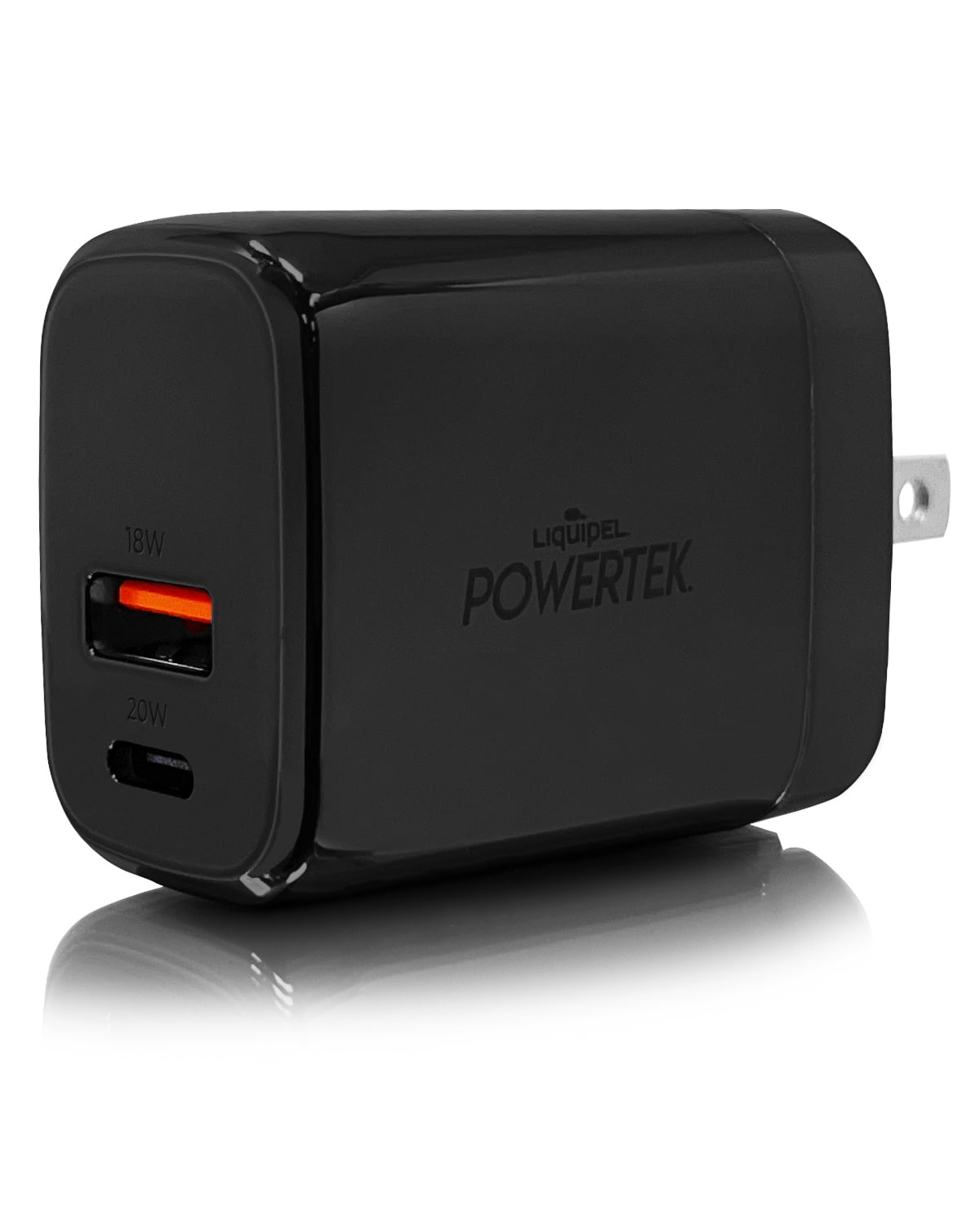 Liquipel Powertek 38W PD USB C 20W and USB A 18W Dual Port Wall Charger ...