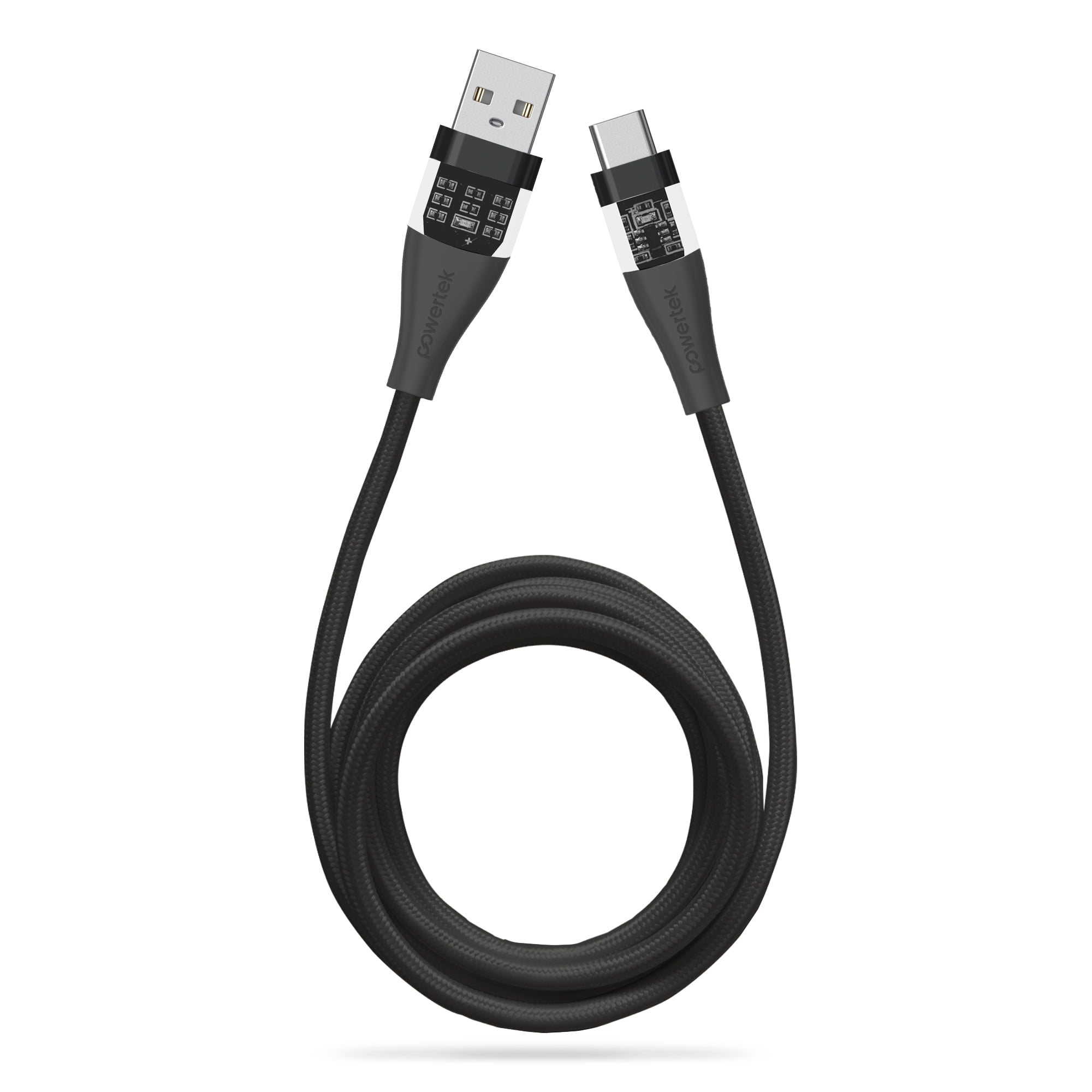 Liquipel Powertek Cleartek USB-A to USB-C - Black - Walmart.com