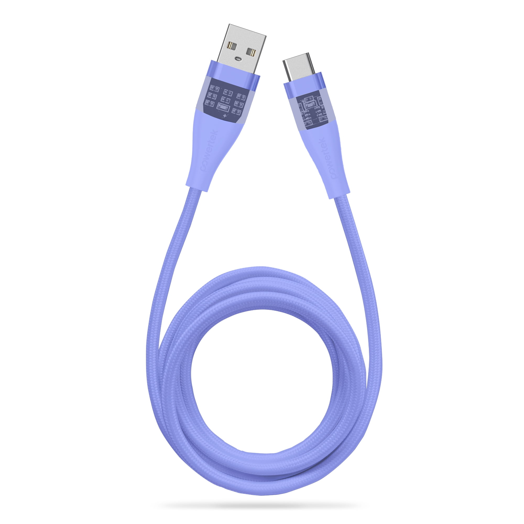 Liquipel Powertek Cleartek USB-A to USB-C - Purple - Walmart.com