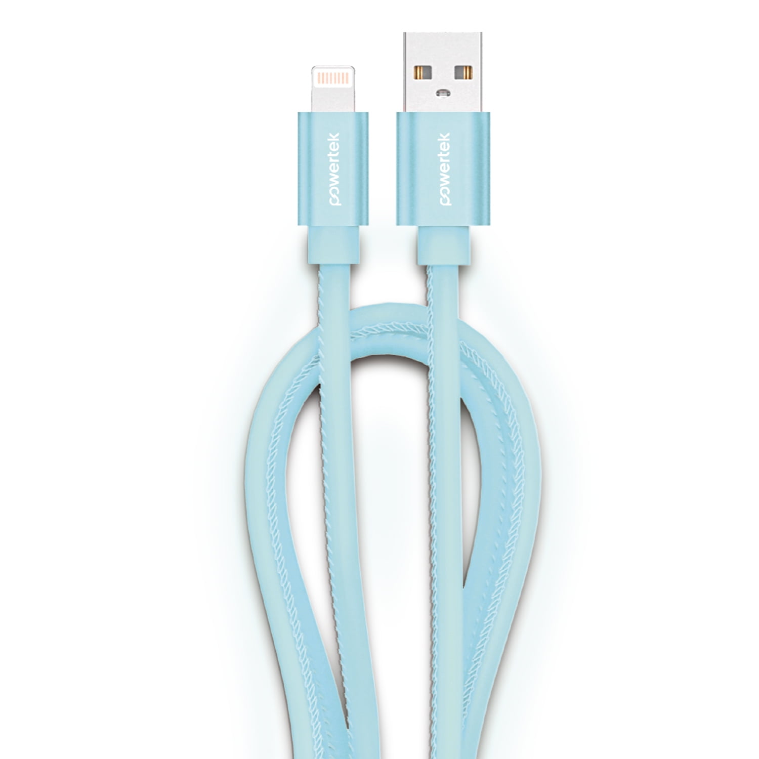 Liquipel Powertek Glow in the Dark USB-A to Lightning - Blue - Walmart.com