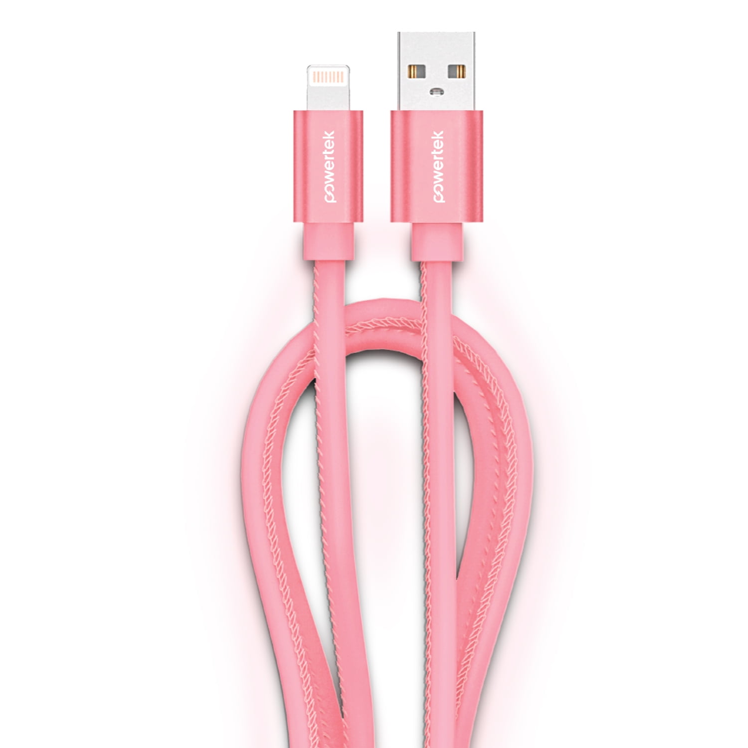 Liquipel Powertek Glow in the Dark USB-A to Lightning - Pink - Walmart.com