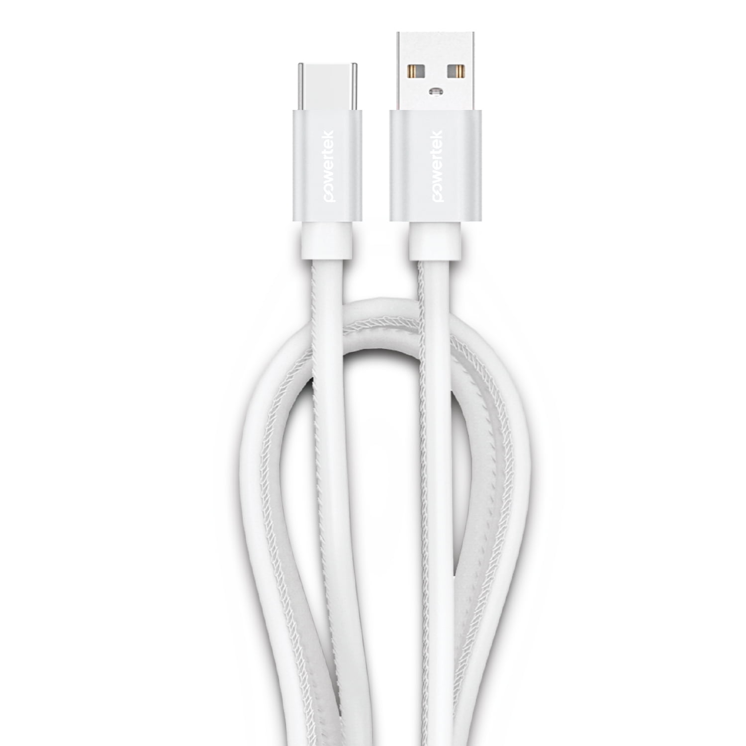 Liquipel Powertek Glow in the Dark USB-A to USB-C - White - Walmart.com