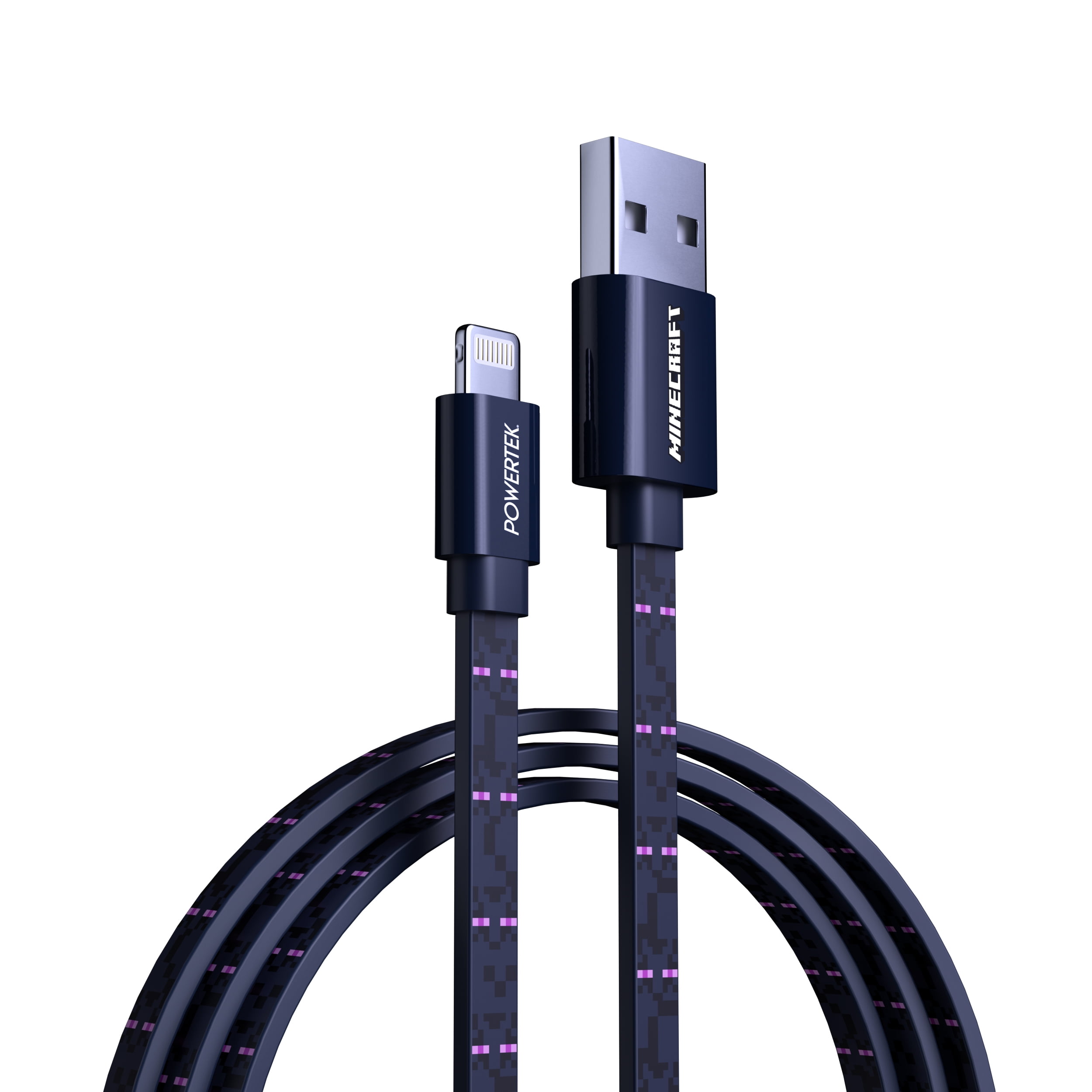 Liquipel Powertek Minecraft USB-A to Lightning - Enderman - Walmart.com