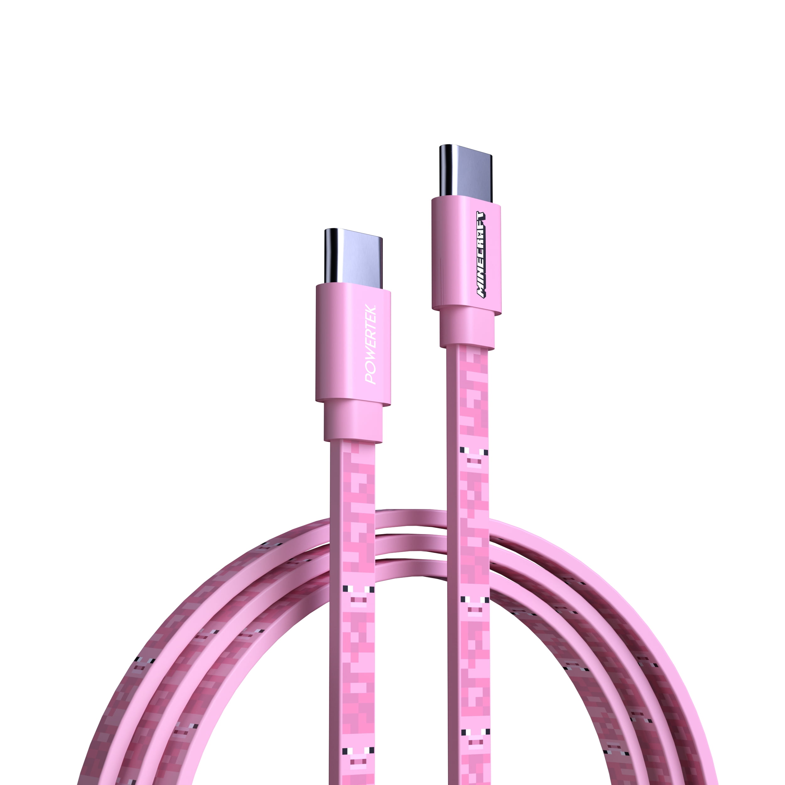 Liquipel Powertek Minecraft USB-C to USB-C - Pig - Walmart.com