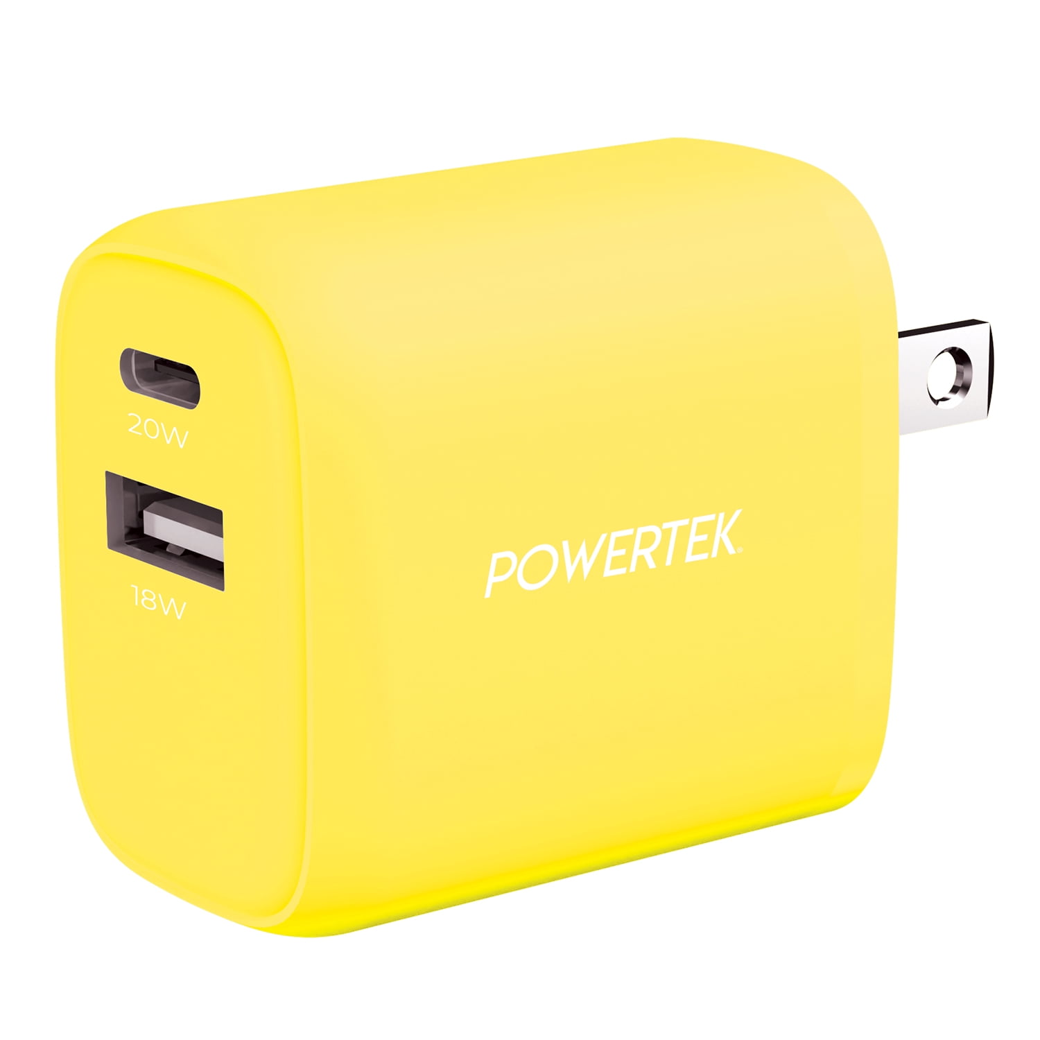 Liquipel Powertek Neon Two Tone Dual USB-A / USB-C Wall Charger ...