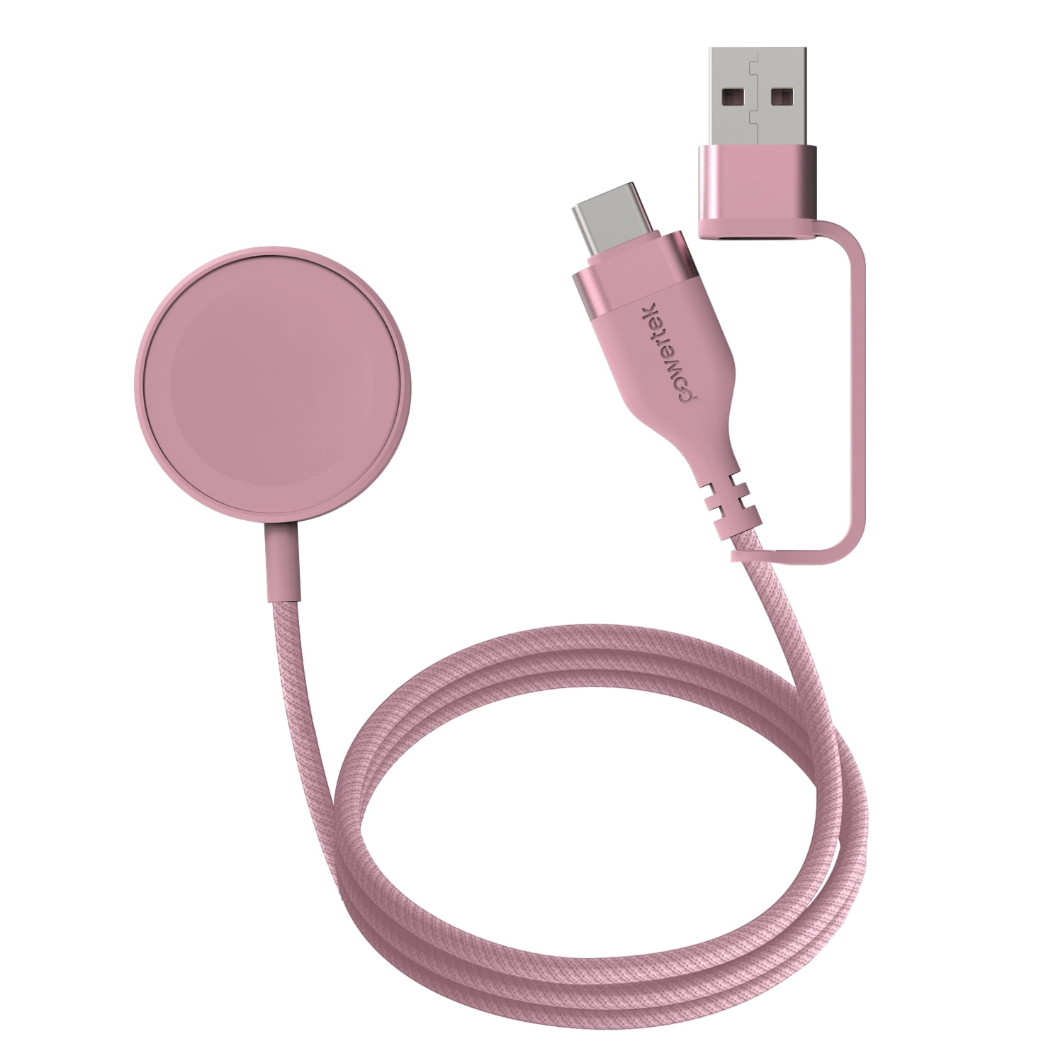 Liquipel Powertek Nylon Braided Watch Charger - Pink - Walmart.com