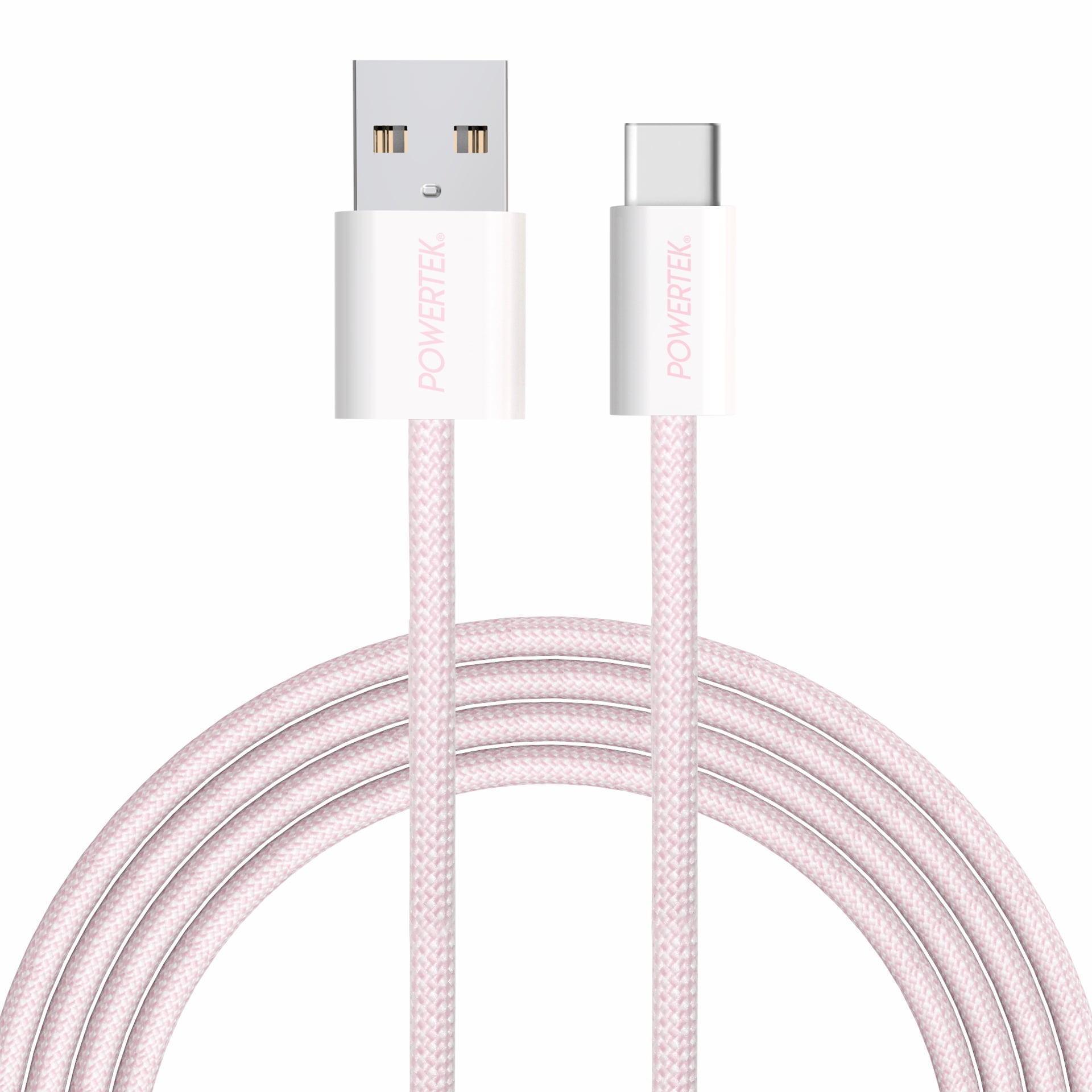 Liquipel Powertek Pastel Braided USB-A to USB-C - Light Pink - Walmart ...