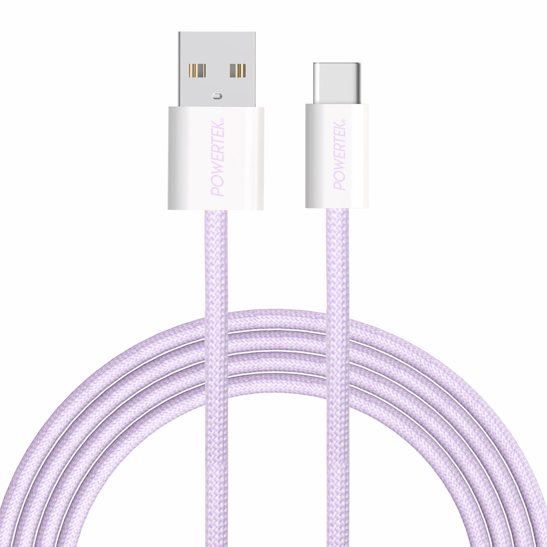 Liquipel Powertek Pastel Braided USB-A to USB-C - Purple - Walmart.com
