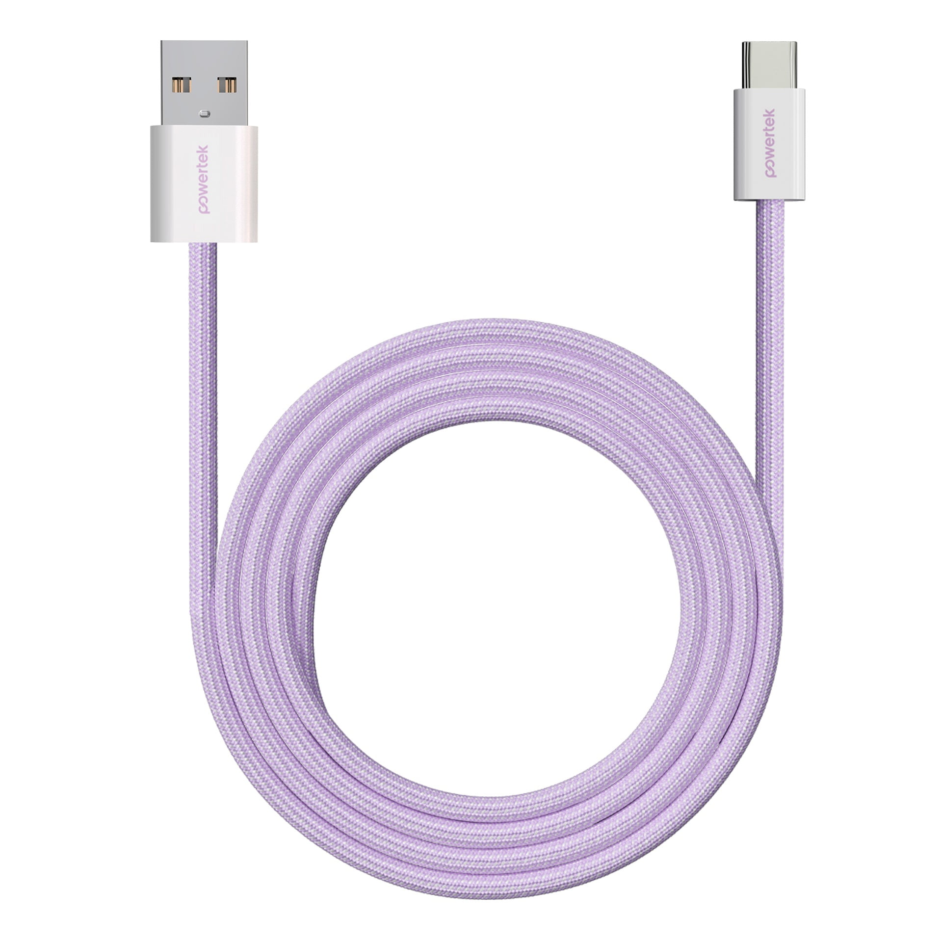 Liquipel Powertek Pastel Braided USB-A to USB-C - Purple - Walmart.com