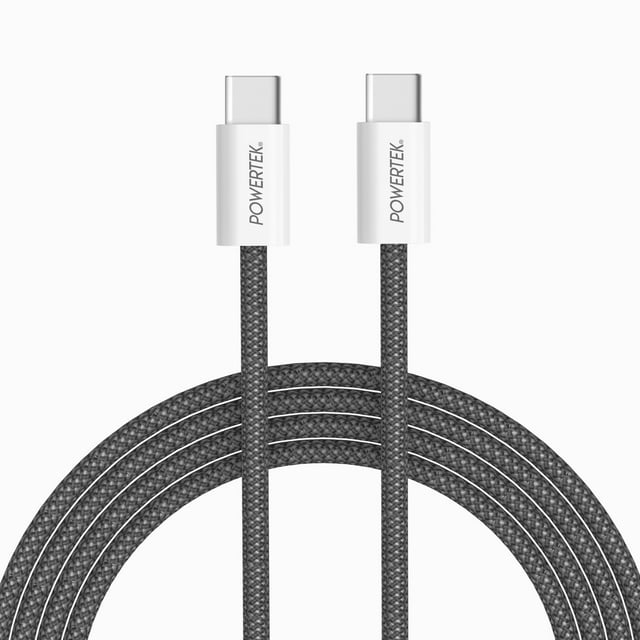 Liquipel Powertek Pastel Braided USB-C to USB-C - Gray - Walmart.com