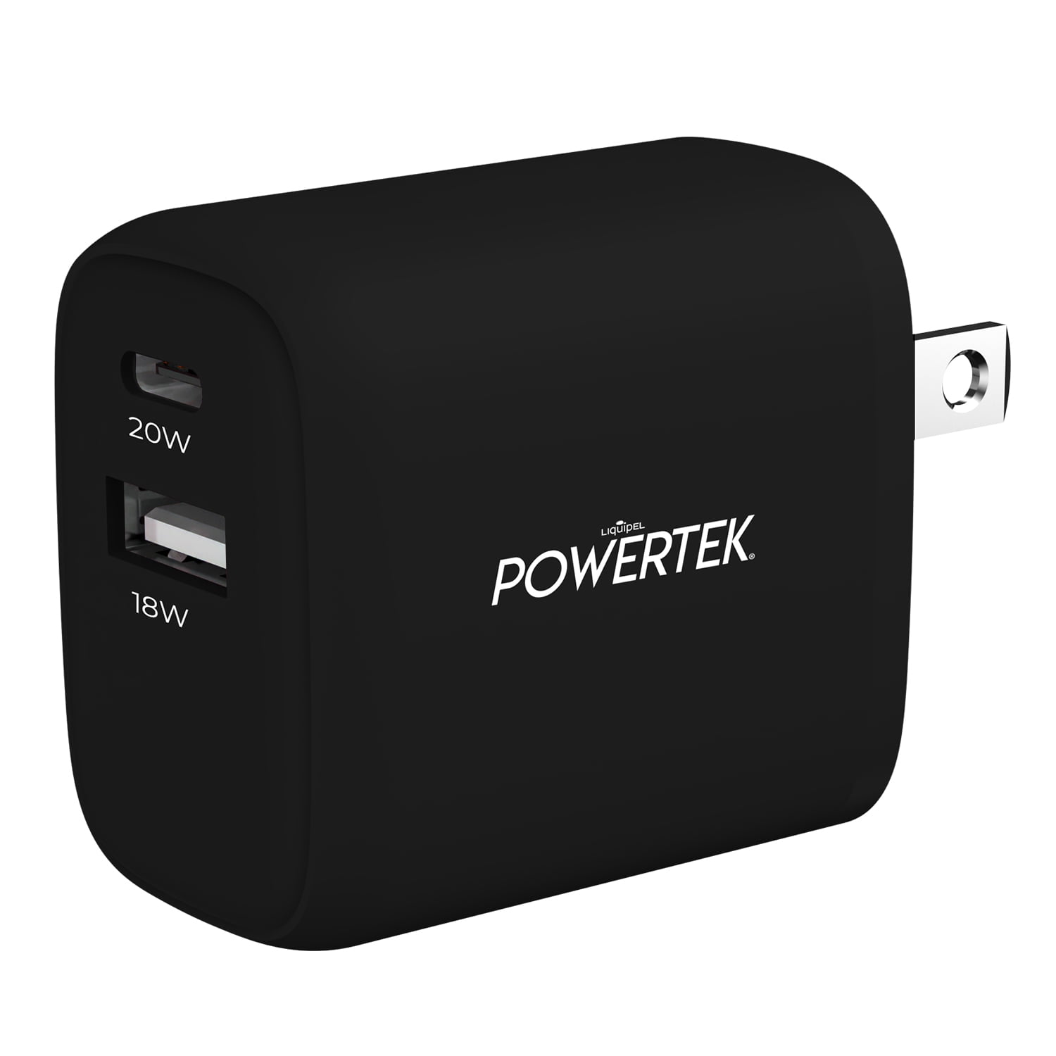 Liquipel Powertek Pastel Camo Dual USB-A / USB-C Wall Charger - Black ...