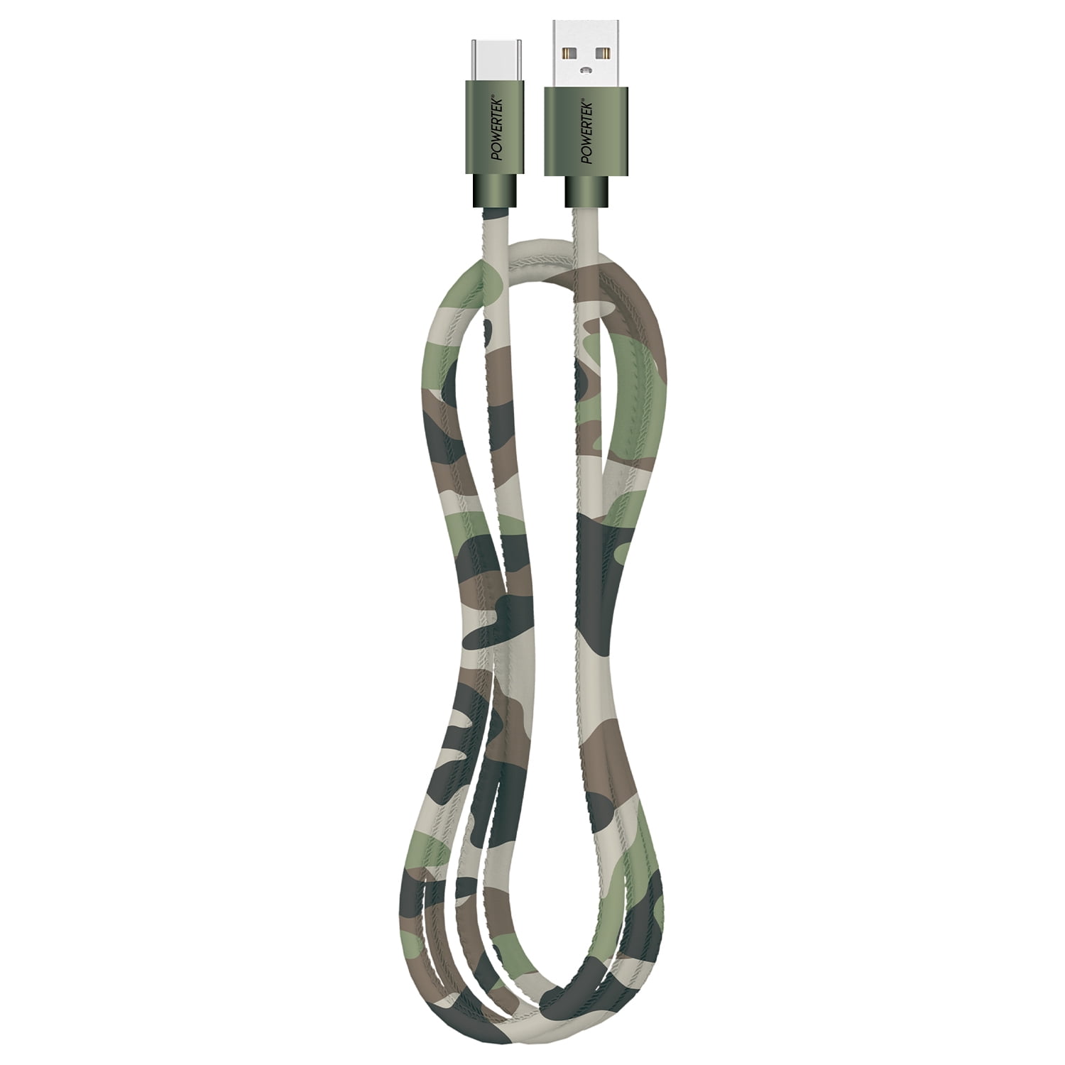 Liquipel Powertek 6ft USB A to USB C Cable with Accessories, Green ...