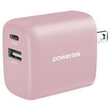 Liquipel Powertek Pastel Plaid 20W A/C Combo Wall Charger - Pink - Walmart.com