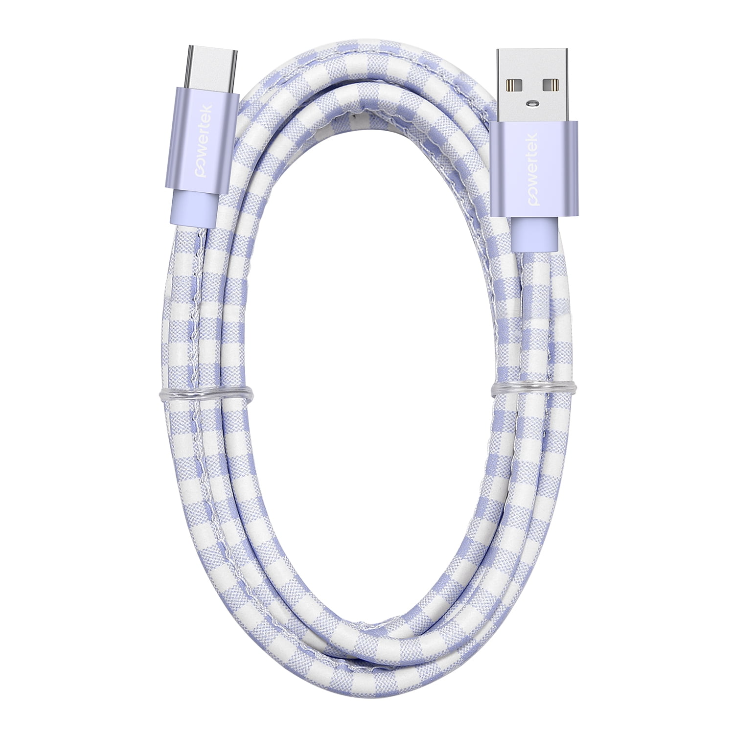 Liquipel Powertek Pastel Plaid USB-A to USB-C - Purple - Walmart.com