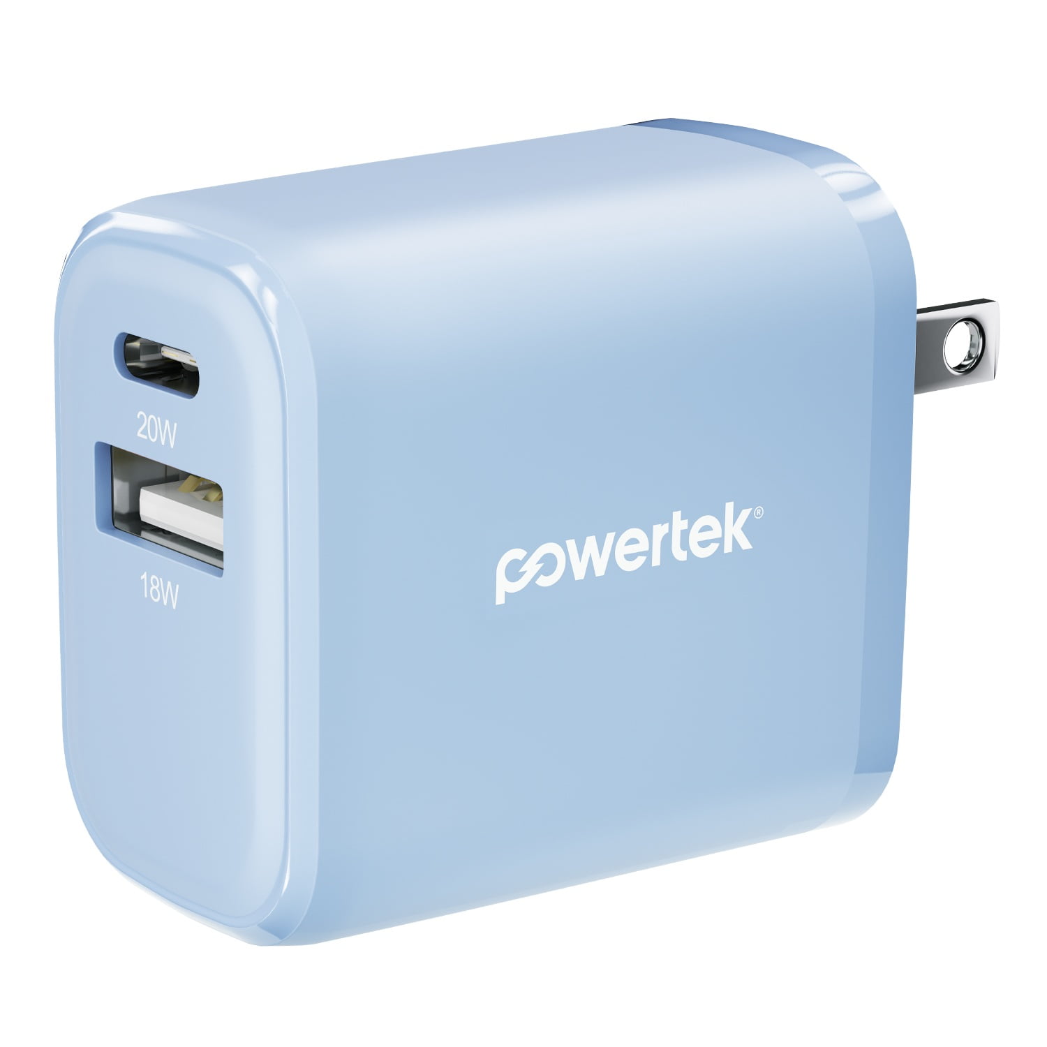 Liquipel Powertek Pastel Velvet 20W Combo Wall Charger - Blue - Walmart ...