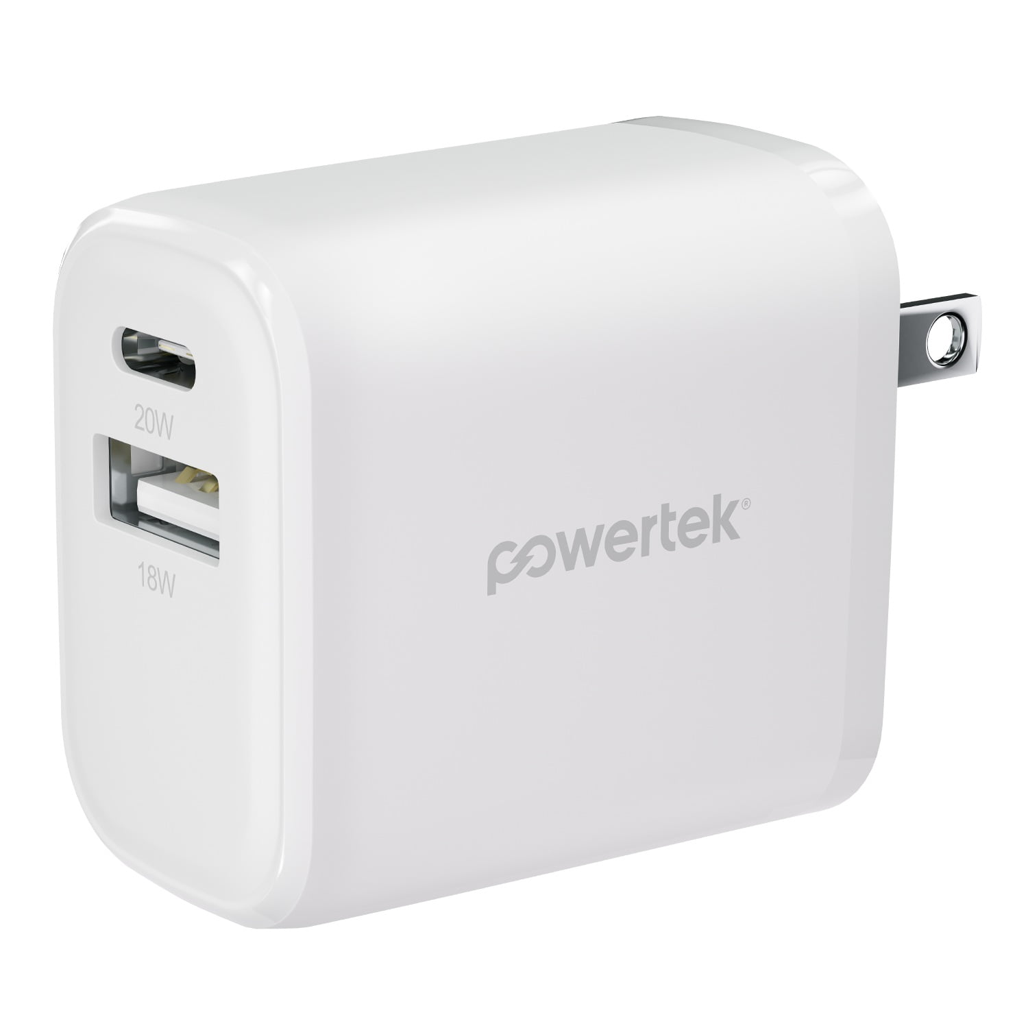 Liquipel Powertek Pastel Velvet 20W Combo Wall Charger - White ...