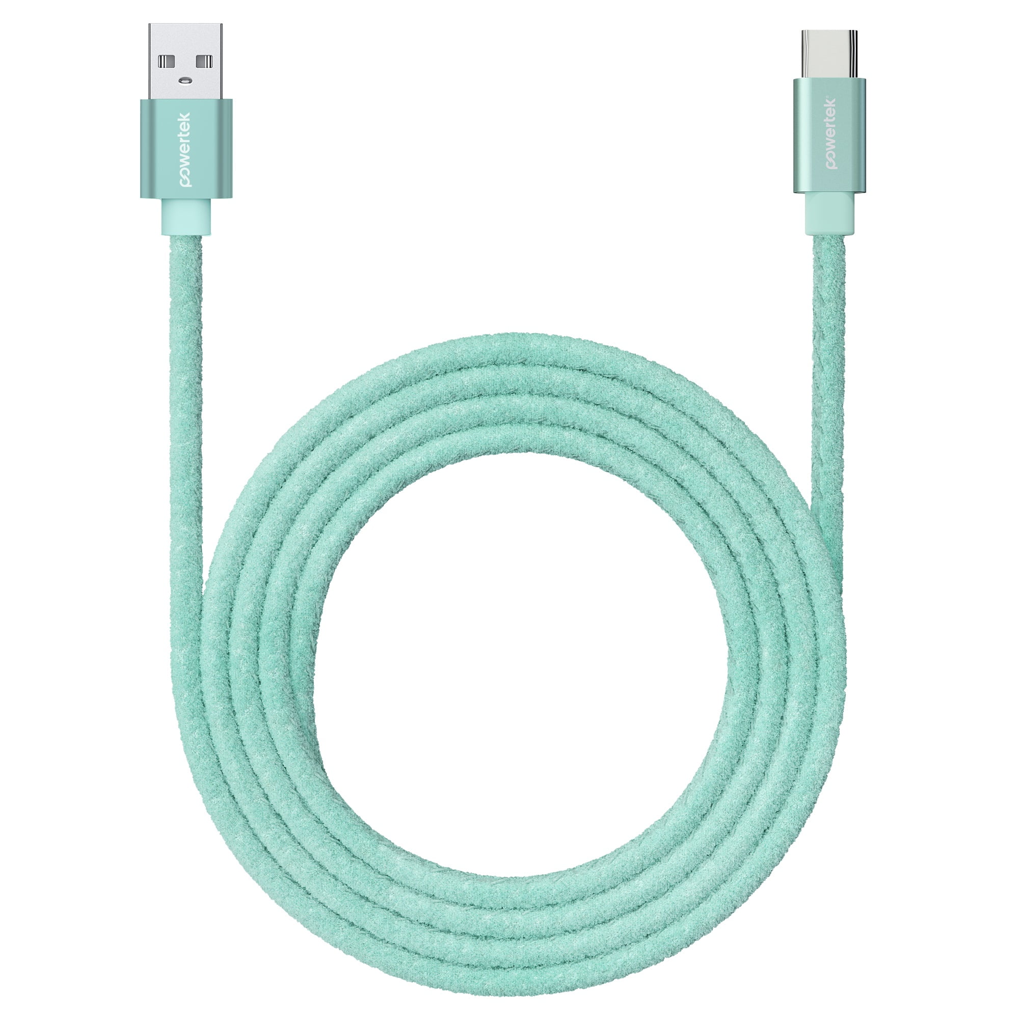 Liquipel Powertek Pastel Velvet USB-A to USB-C - Green - Walmart.com