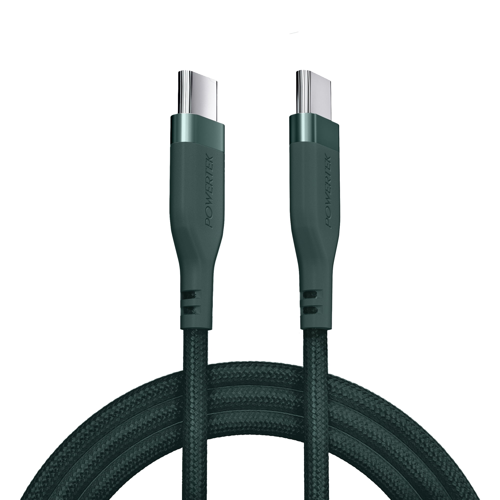 Liquipel Powertek Premium Braided USB-C to USB-C Cable - Green ...