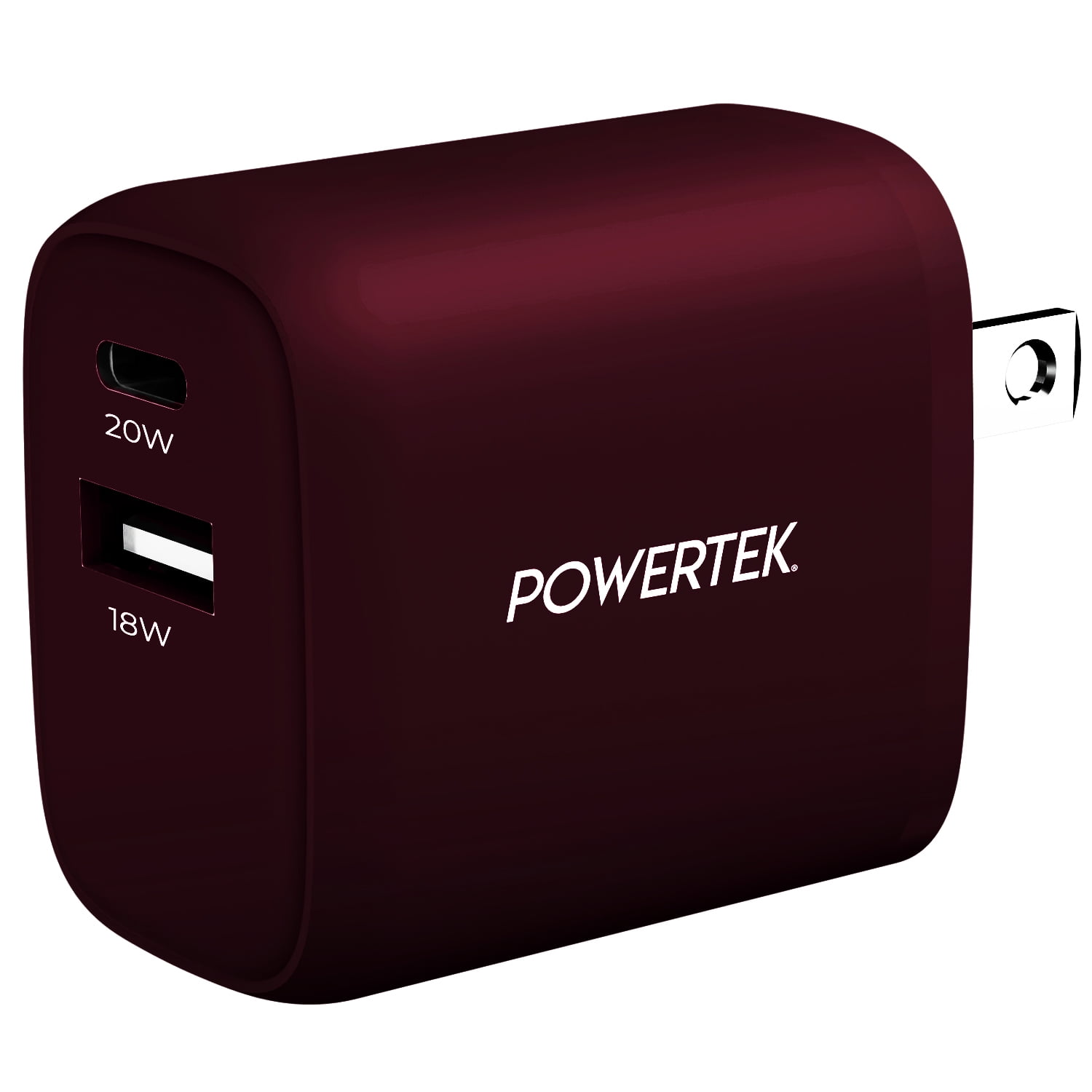 Liquipel Powertek Silk 20W Combo Wall Charger - Maroon - Walmart.com