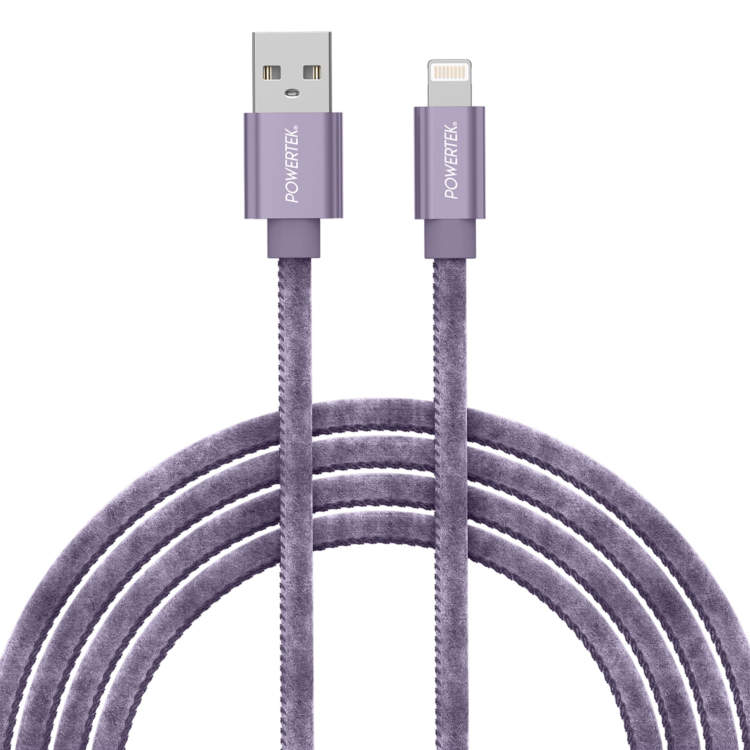 Liquipel Powertek Silk USB-A to Lightning - Purple - Walmart.com